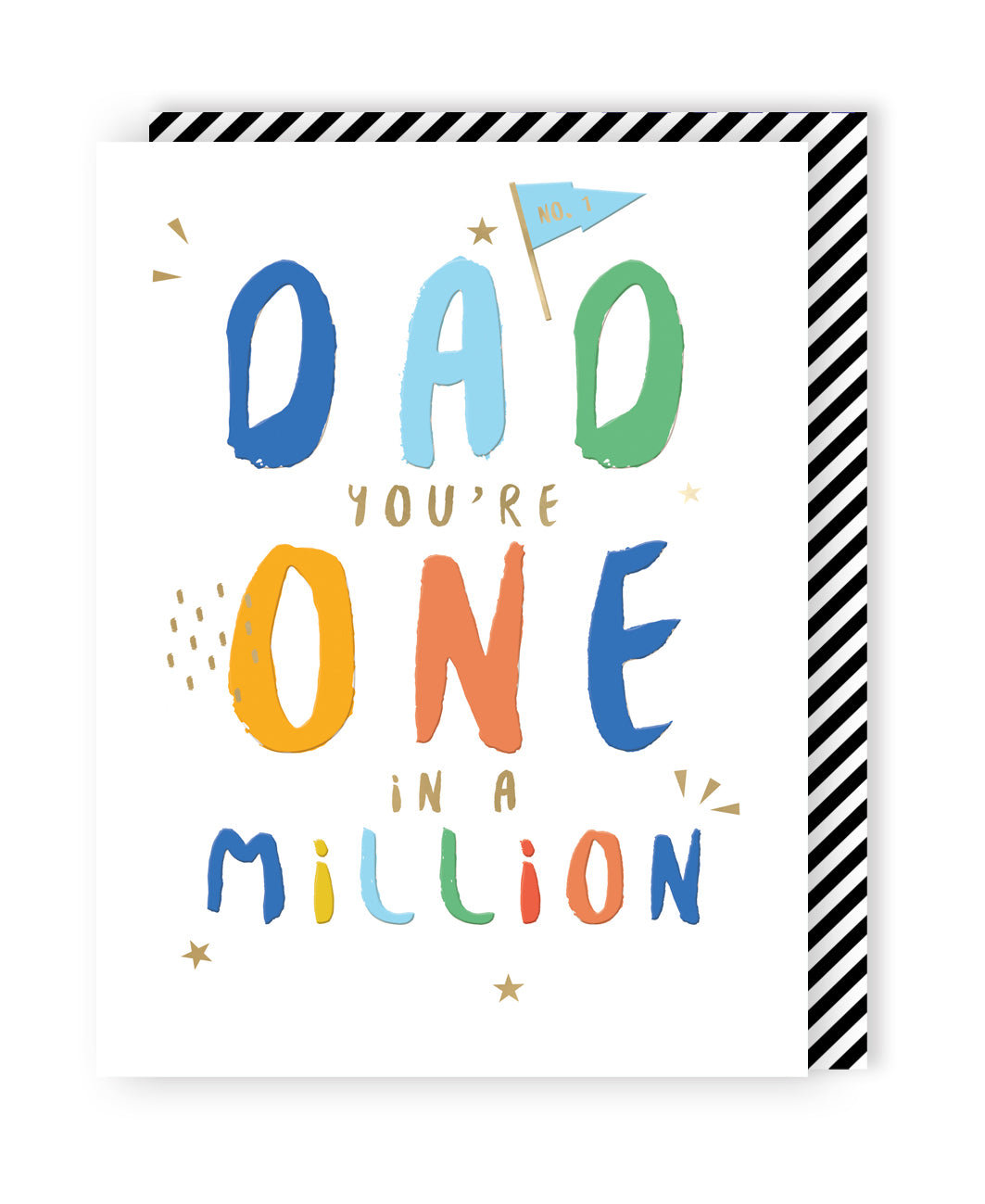 Dad You're One In A Million No.1 Dad Father's Day Greeting Card – Love ...