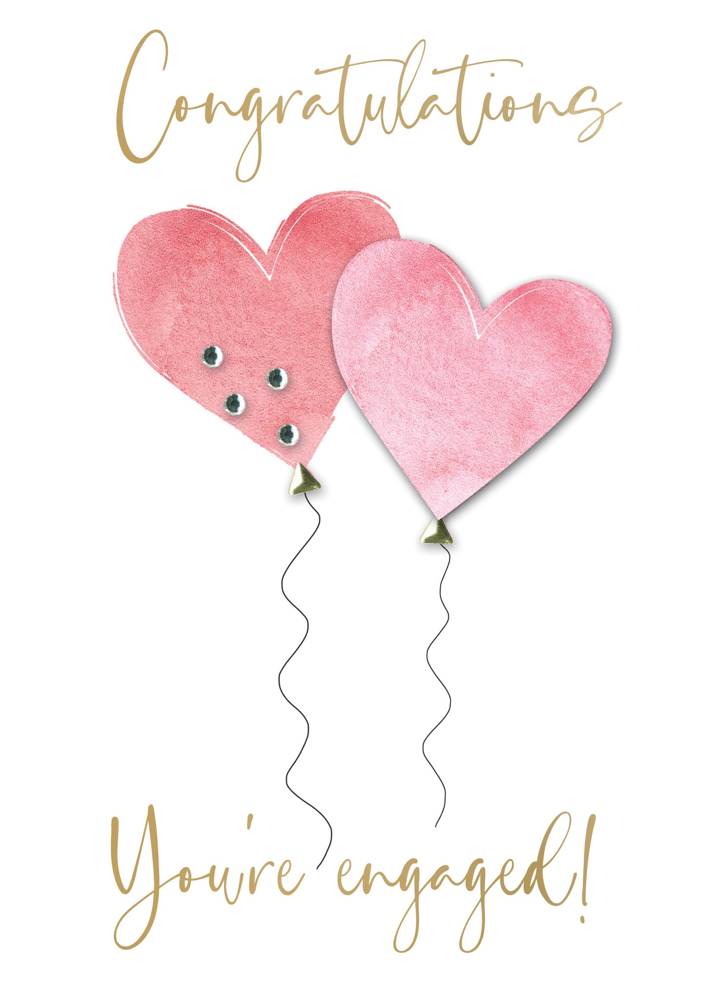 Congratulations You're Engaged Love Blooms! Hand-Finished Engagement C – Love Kate's