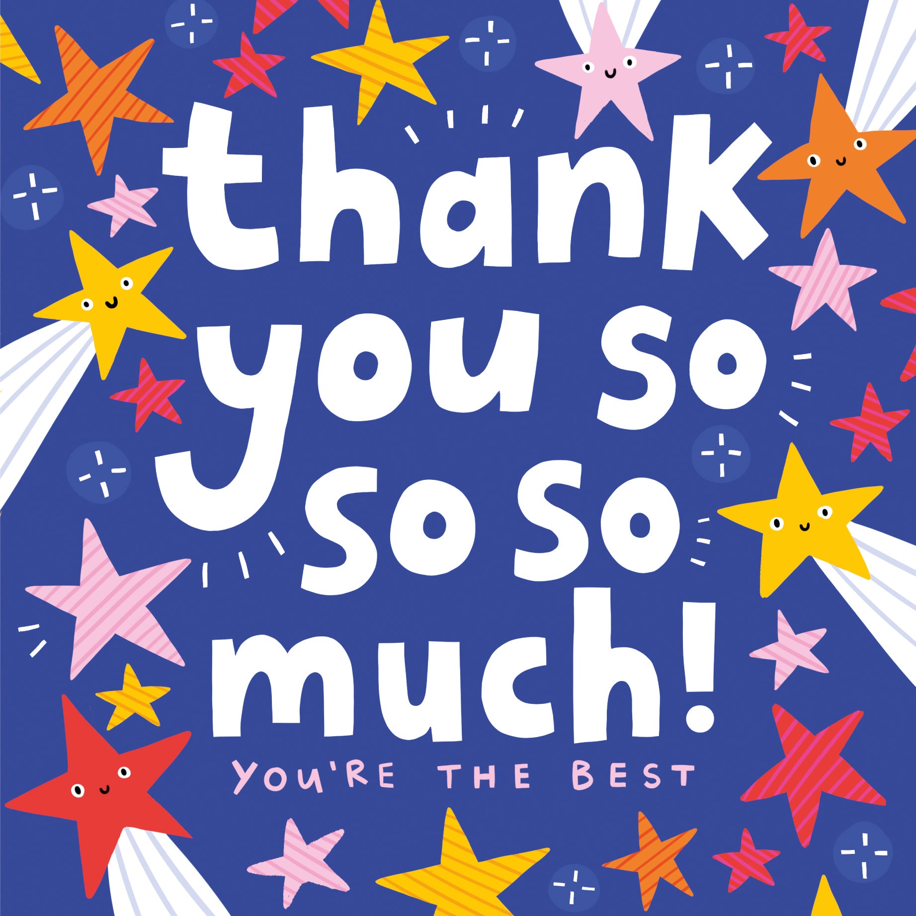 Scribbler Thank You So Much Magical Contemporary Thank You Greeting Ca ...