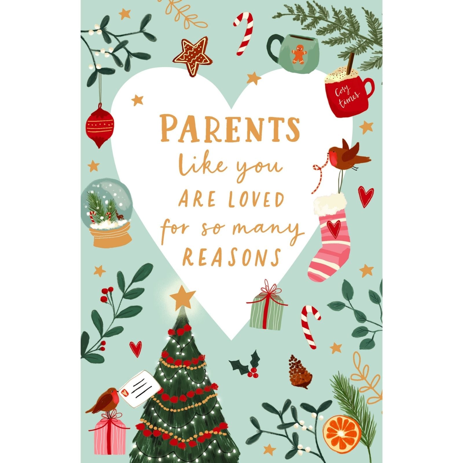 Christmas Card For Parents