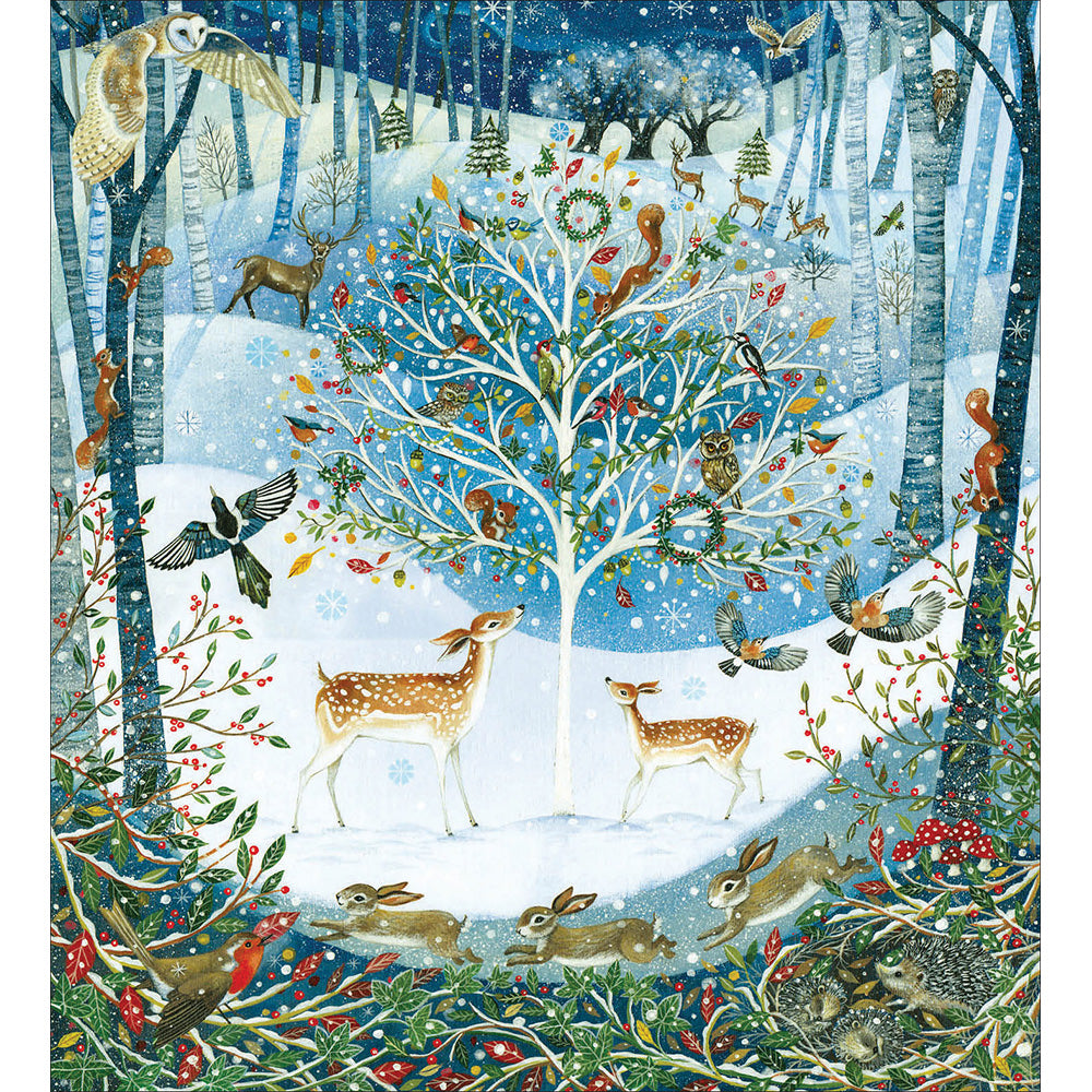 Pack of 5 Festive Woodland Charity Christmas Cards – Love Kate's