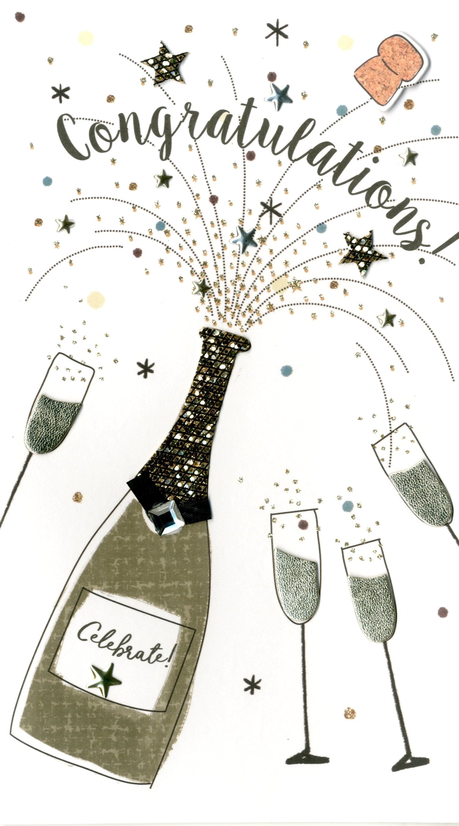 General Congratulations Greeting Card Hand-Finished – Love Kate's
