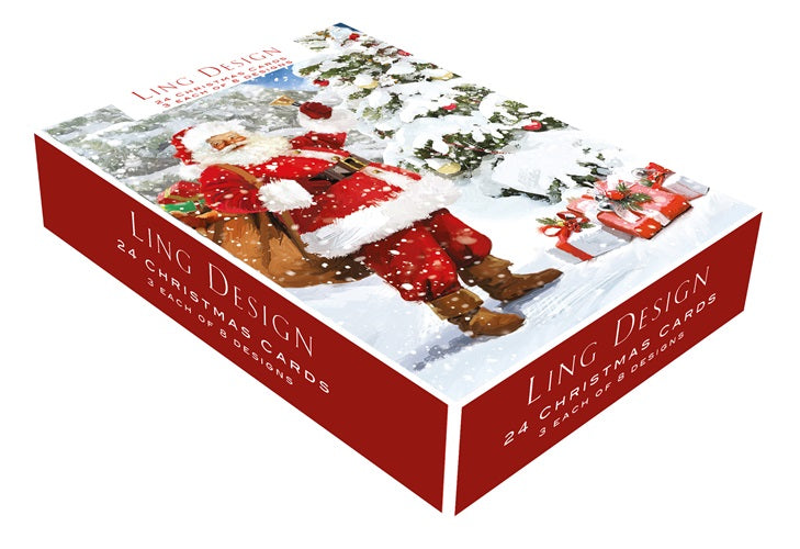 Box Of 24 Assorted Christmas Cards Classics Christmas Cuteness Galore ...