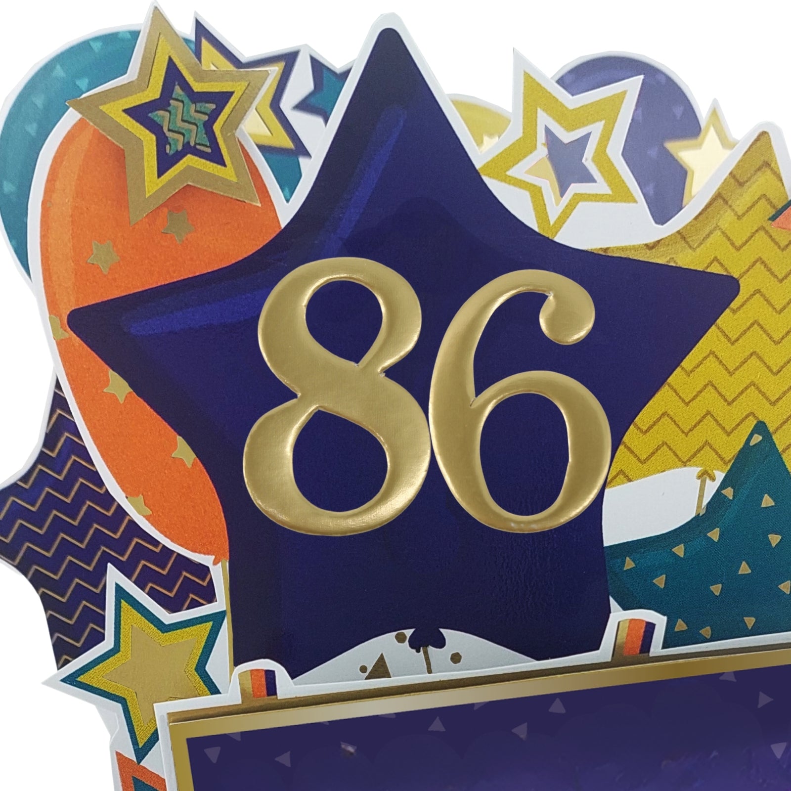 Age 86 Gold Numbers For Birthday Clever Cubes – Love Kate's