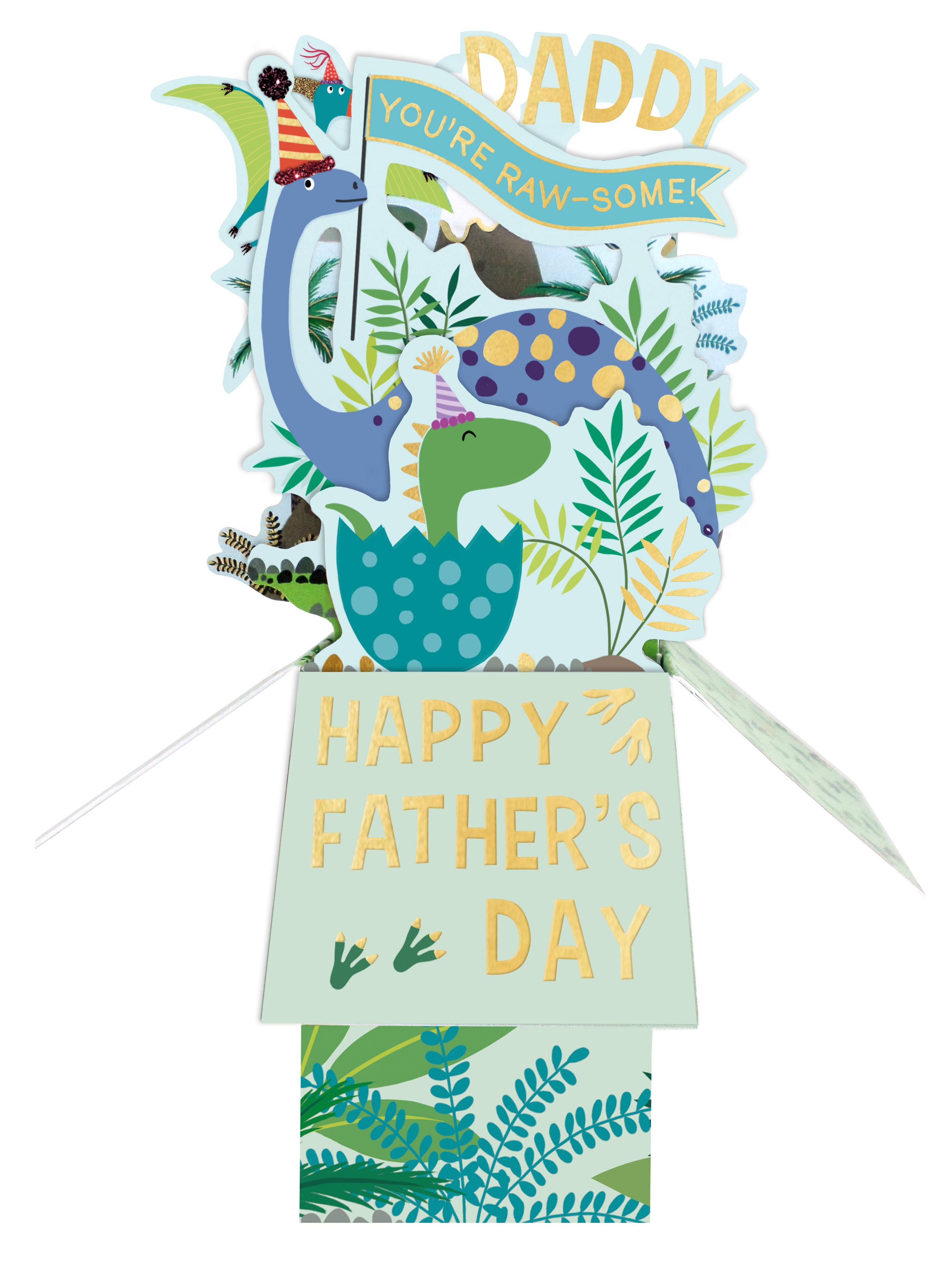 Clever Cubes Pop Up Daddy You're Raw-Some! Father's Day Pop Up Greetin ...