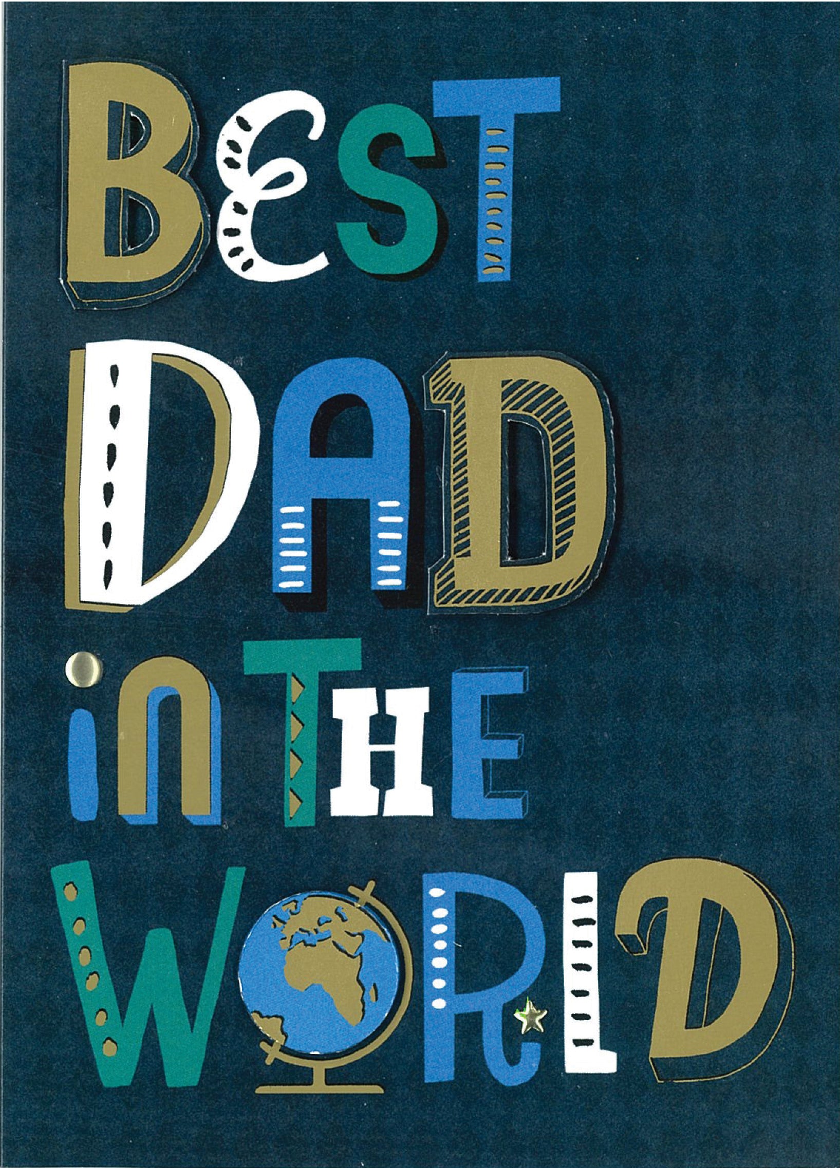 Best Dad In The World Super Dad Approved Father's Day Contemporary Gre ...