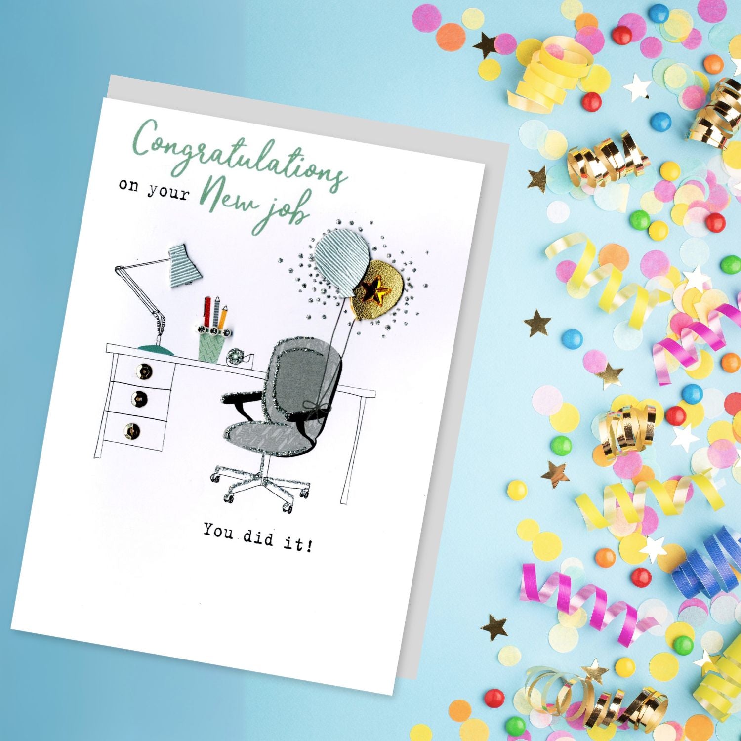 Congratulations On Your New Job Irresistible Greeting Card – Love Kate's