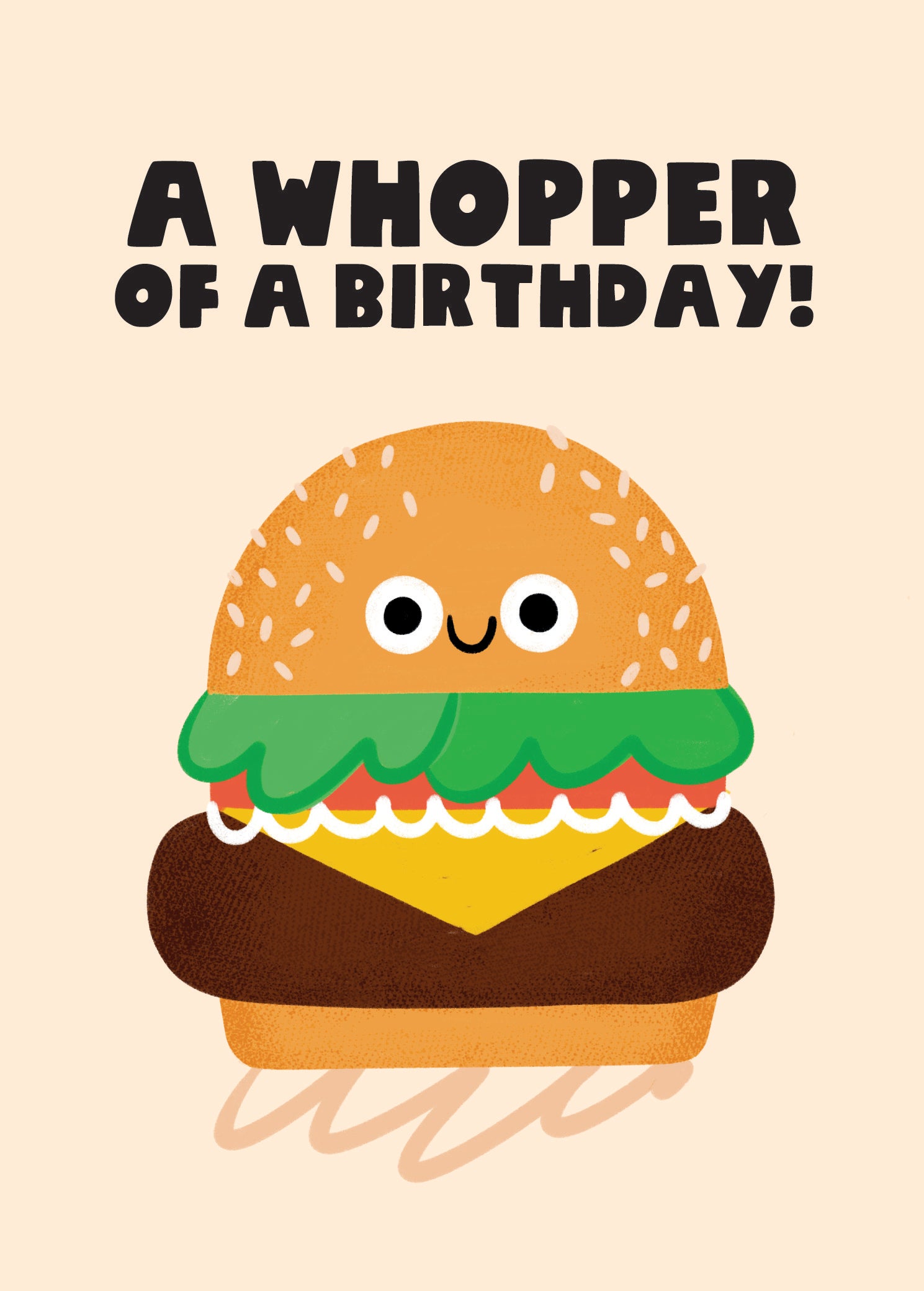Scribbler Whopper Of A Birthday! Fun Feast Fiesta! Funny Birthday Card ...