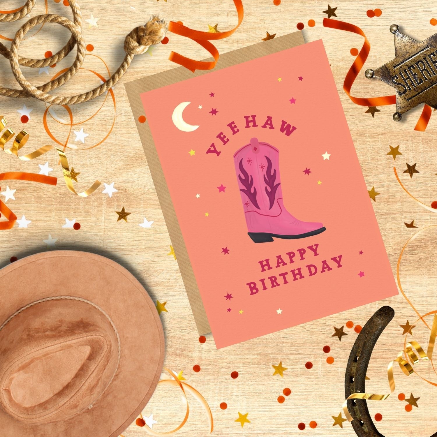 Scribbler Yee Haw Happy Birthday Yee-Haw Palooza! Funny Birthday Card – Love Kate's