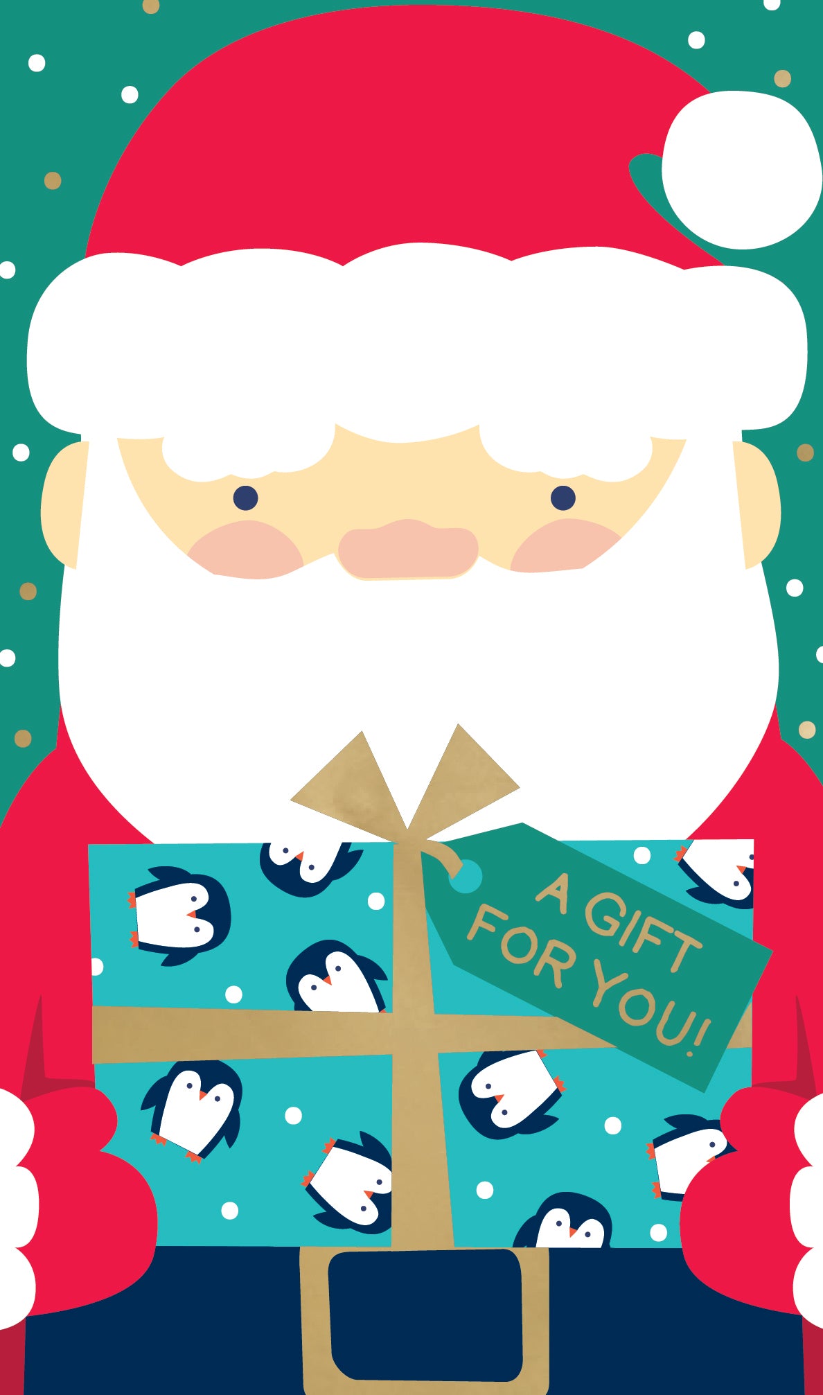 Santa Claus Christmas Money Wallet Gift Card – Love Kate's