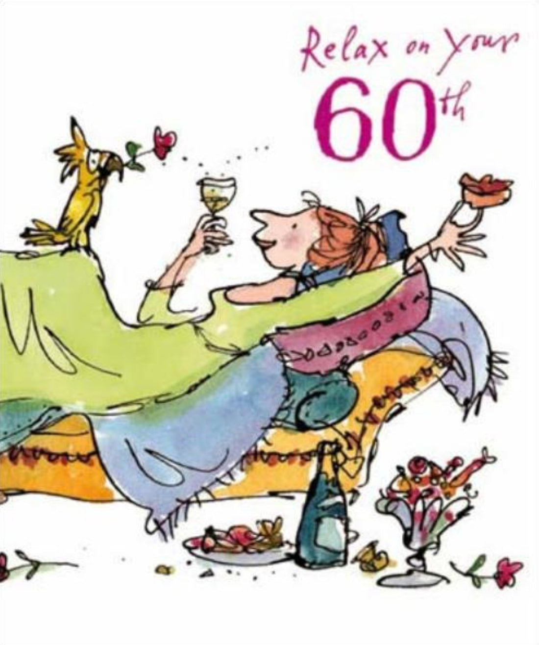 Quentin Blake 60th Birthday Greeting Card – Love Kate's