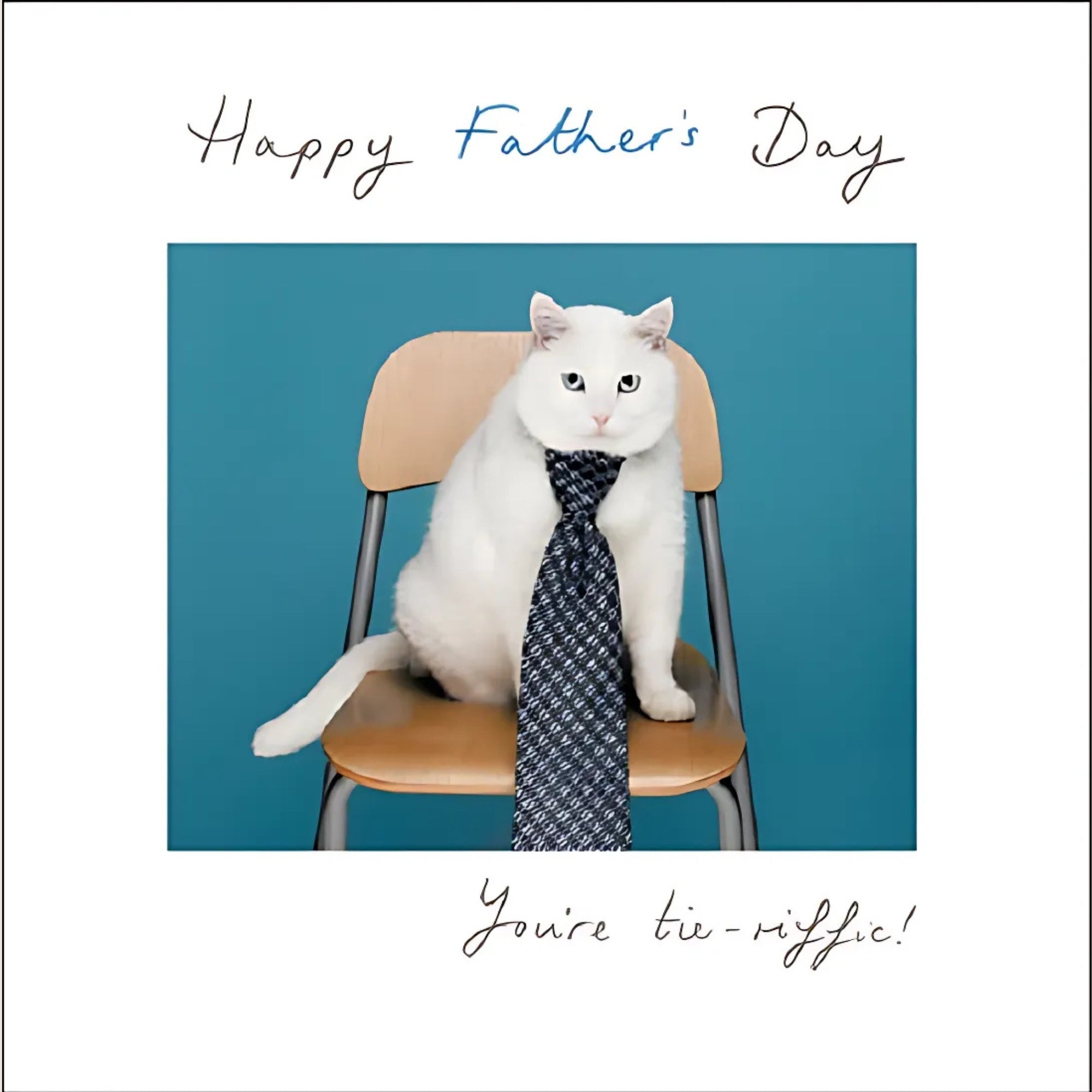 Father's Day You're Tie-Riffic! Cat Father's Day Greeting Card – Love ...