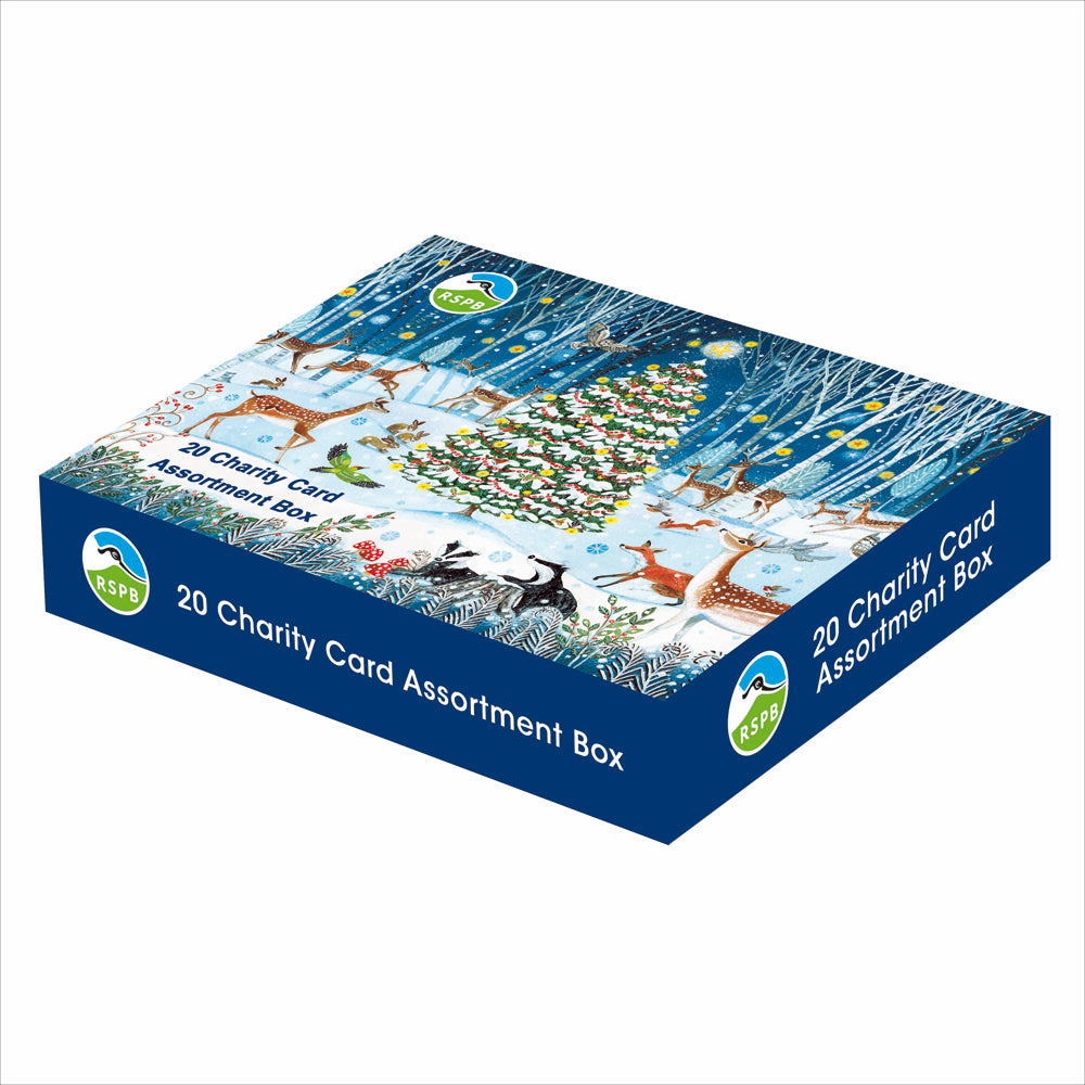 Box Of 20 Assorted RSPB Charity Christmas Cards Boxed Xmas Cards – Love ...