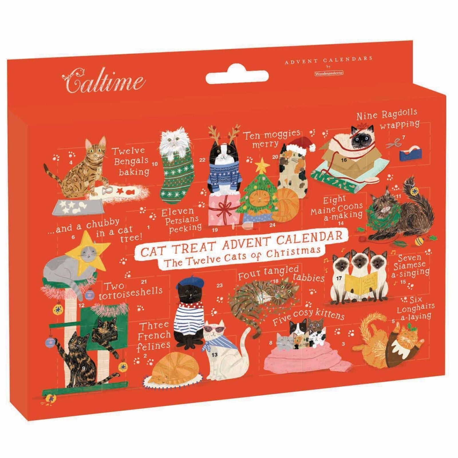 Cat Treats Pet Advent Calendar Twelve Cats Of Christmas Advents For Ca ...