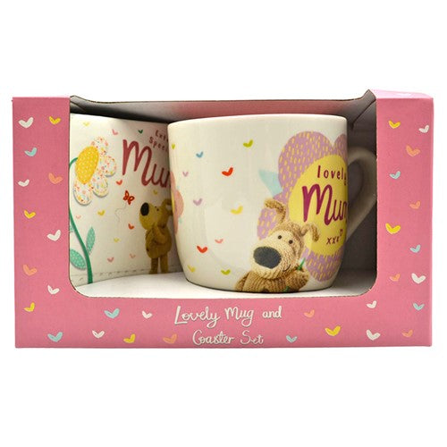 Boofle Lovely Mum Mug & Coaster Gift Set Mummy Love! Gift Idea – Love ...