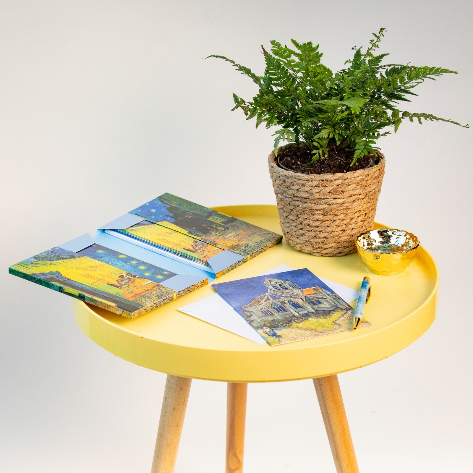 Gifted Stationery Notecard Wallet Blue Van Gogh Starry Night 12 Noteca ...