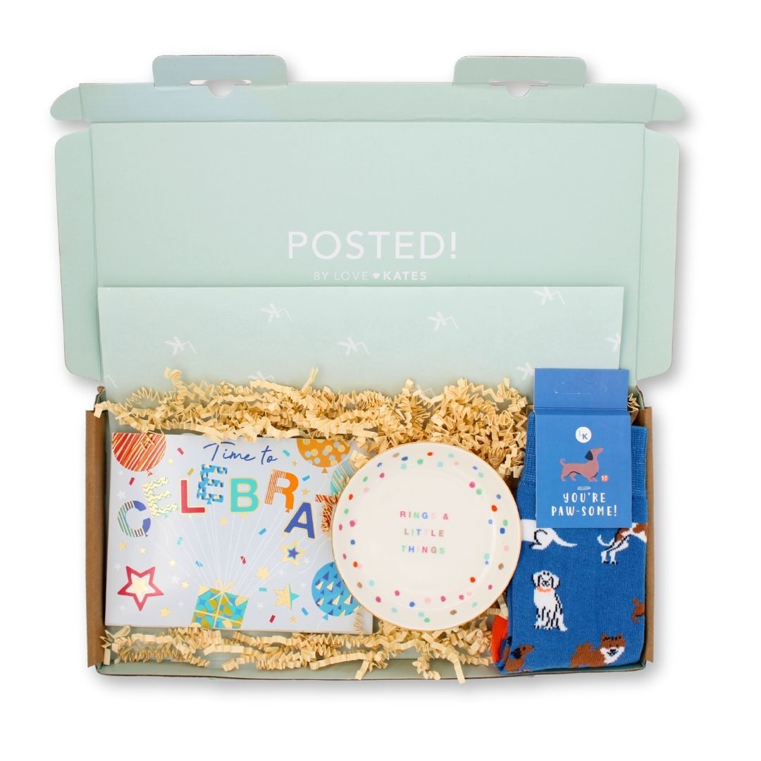 POSTED! Pawsome Birthday Letterbox Gift For Her Includes Pop Up Treat ...