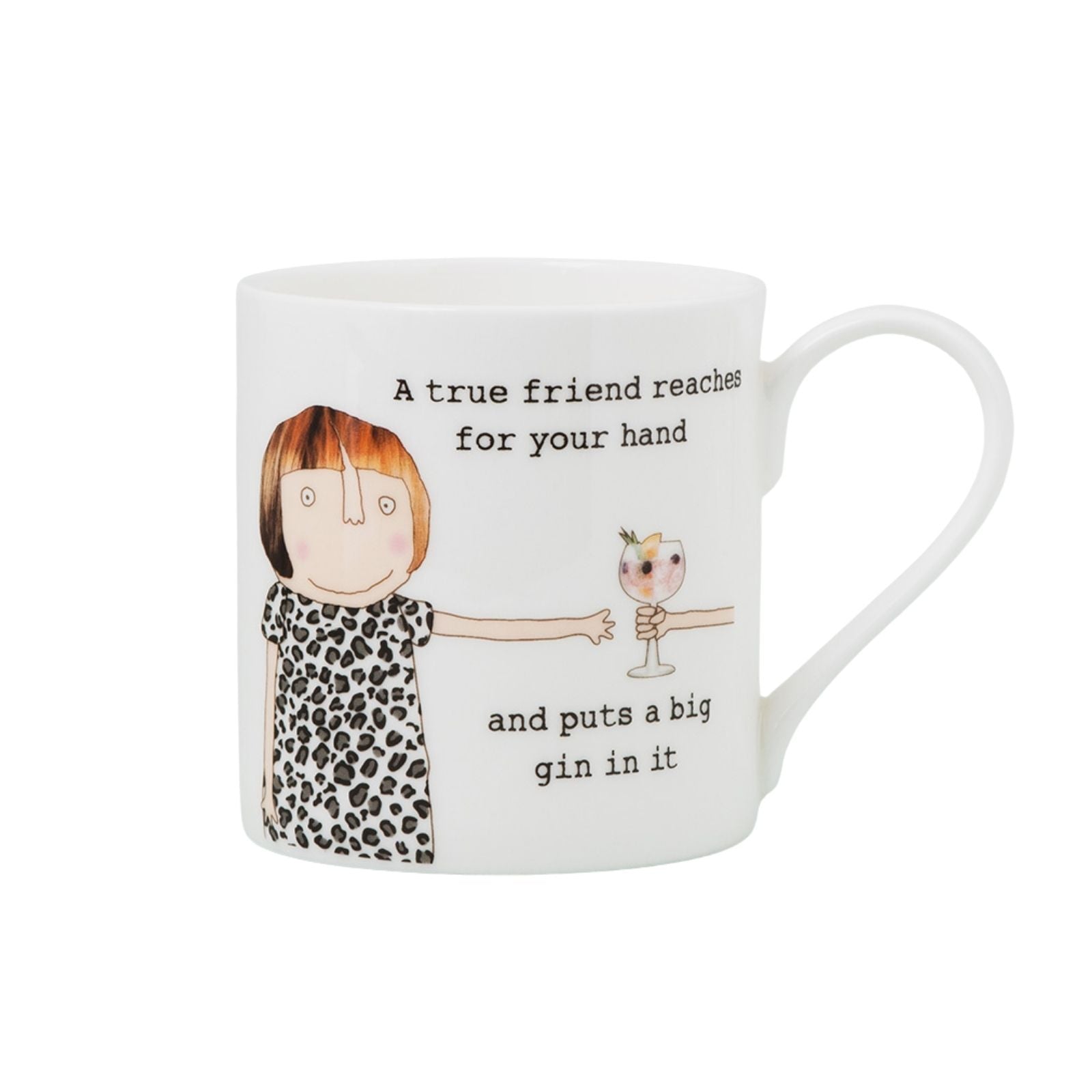 Rosie Made A Thing A True Friend Big Gin Mug In Gift Box Cheers To Fri ...