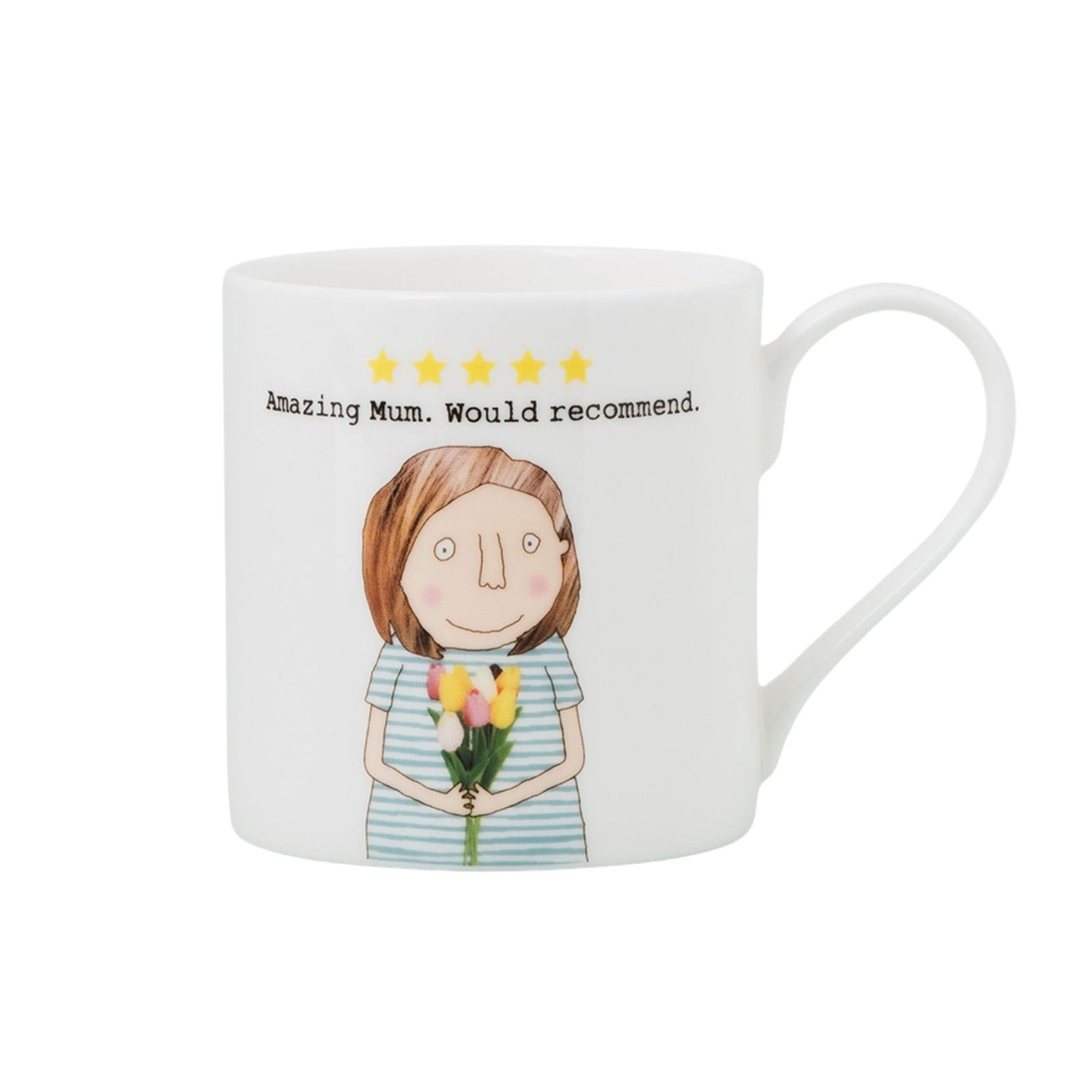 Rosie Made A Thing Amazing Mum 5 Stars Mug In Gift Box Celebrating Mot ...
