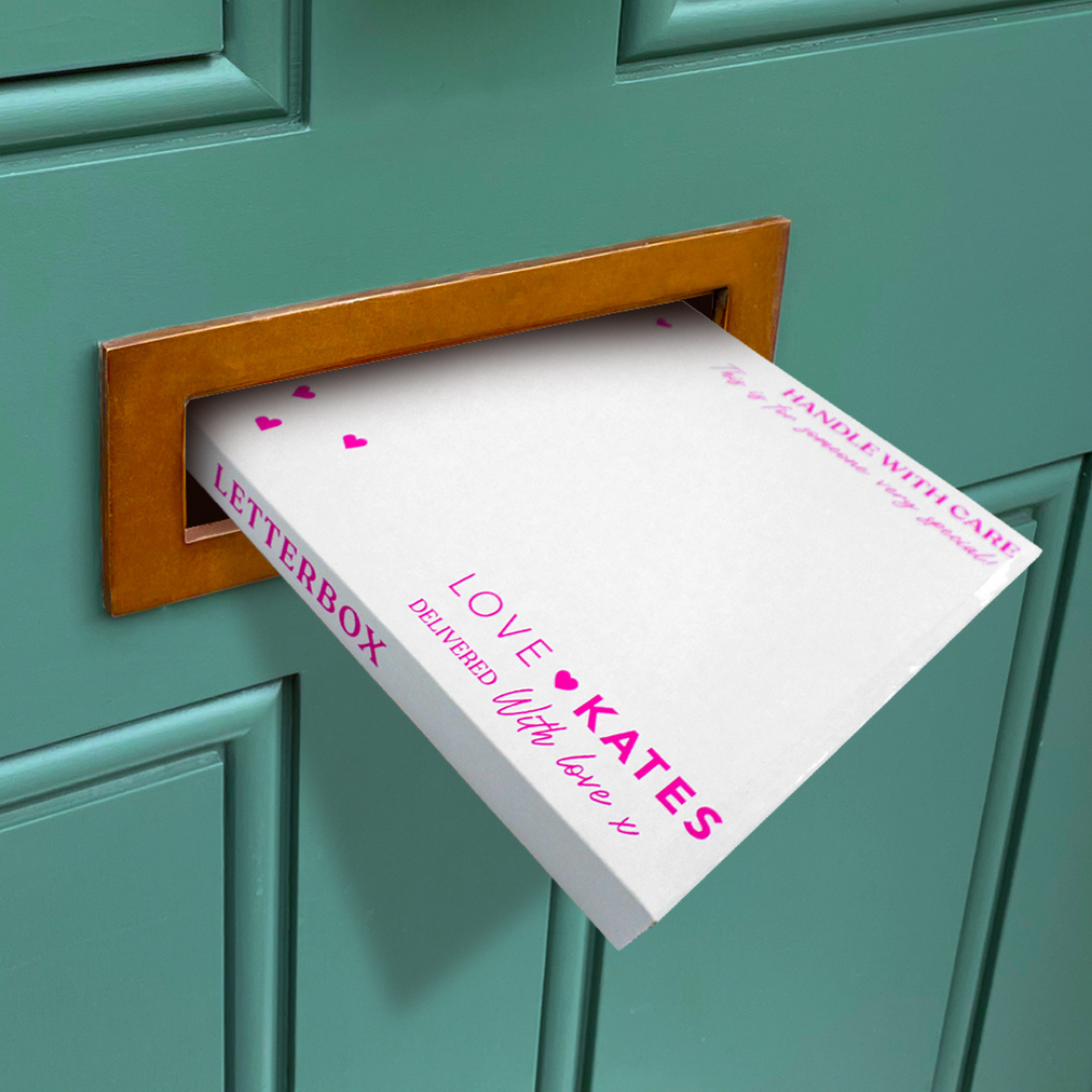 POSTED! Personalised Letterbox Gift Customise Yourself Send Direct To ...