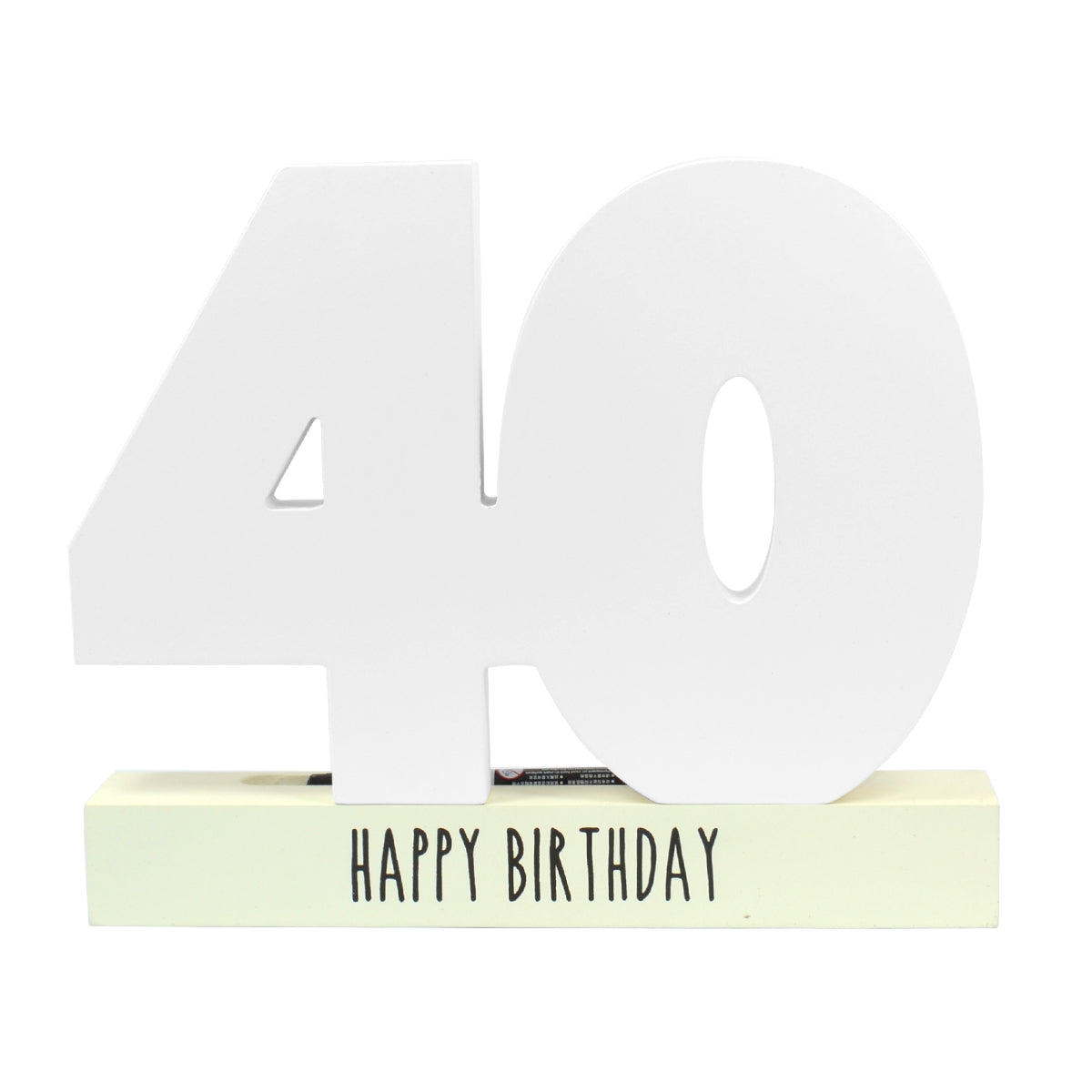 Age 40 Signature Block 40th Birthday Pen Included – Love Kate's