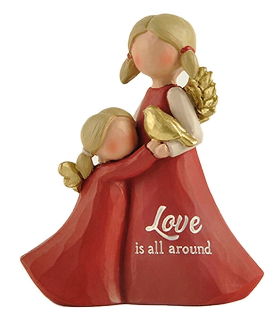 Feather & Grace Angel Figurine Love Is All Around Guardian Angel – Love ...