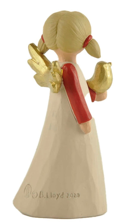 Feather & Grace Angel Figurine Glory To New Born King Guardian Angel ...