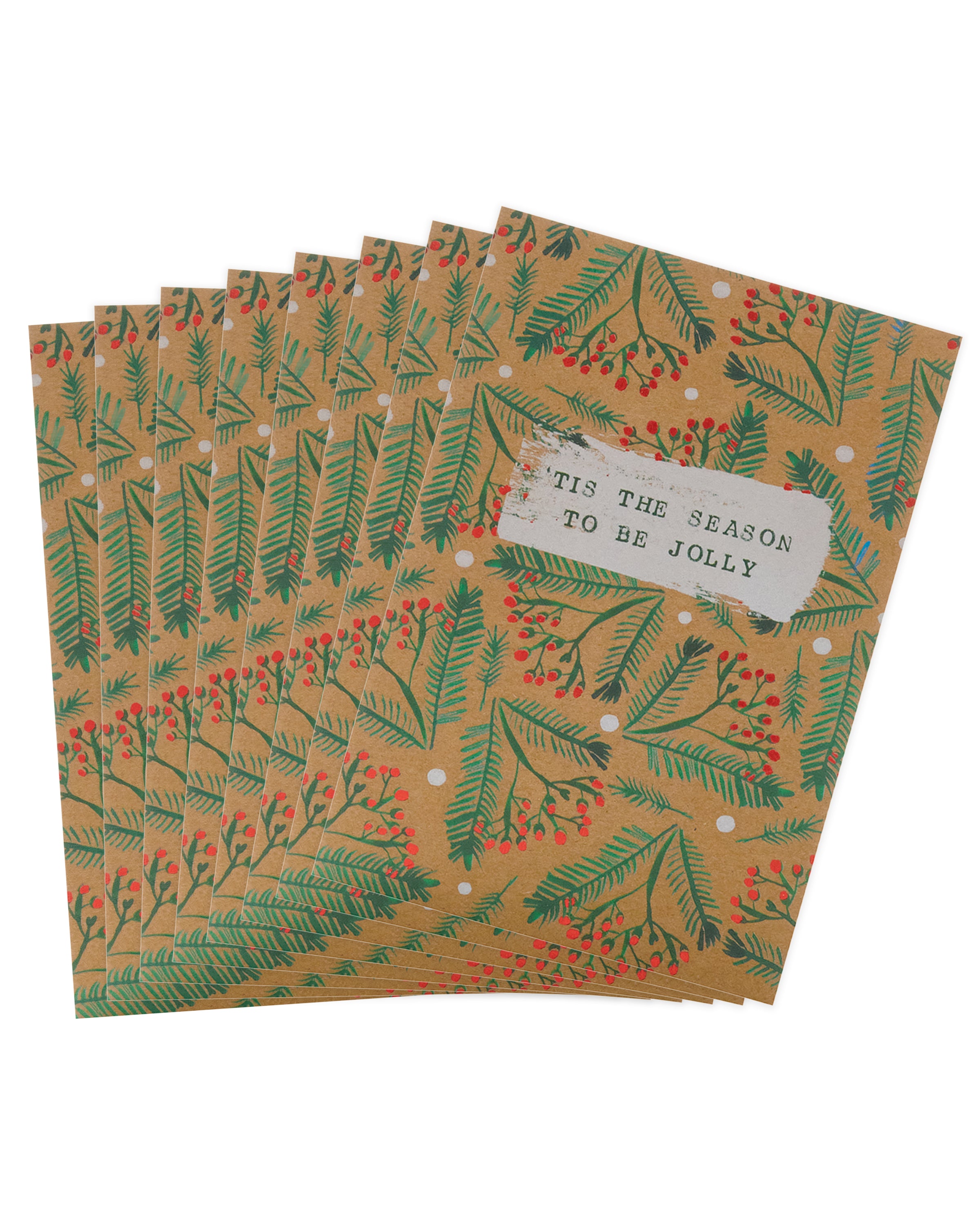 Box of 8 The Season To Be Jolly Samaritans Charity Christmas Cards ...