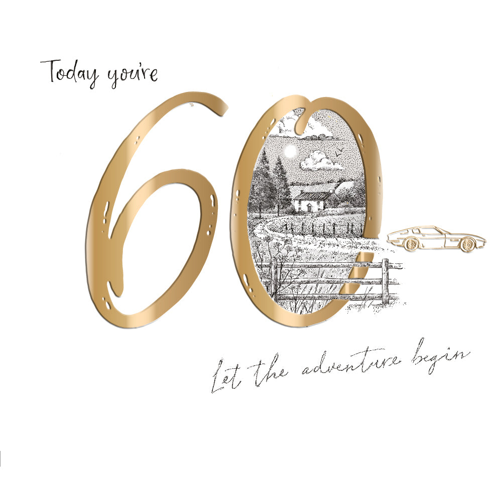 Today You're 60 Birthday Greeting Card By The Curious Inksmith – Love ...