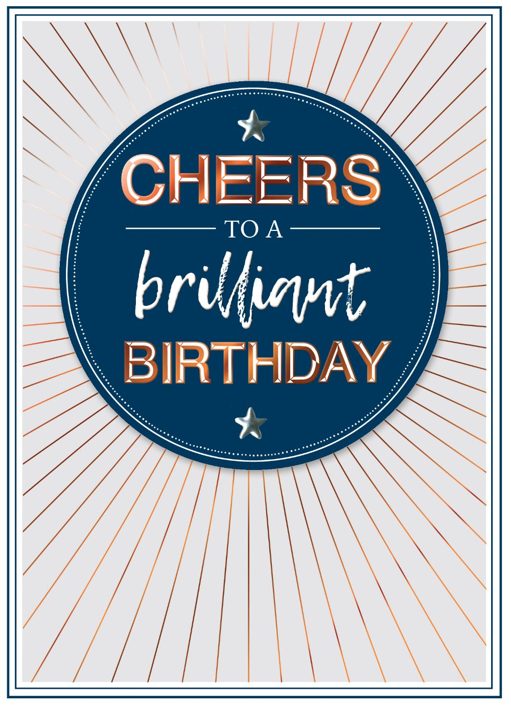 Cheers Brilliant Birthday Embellished Birthday Greeting Card – Love Kate's