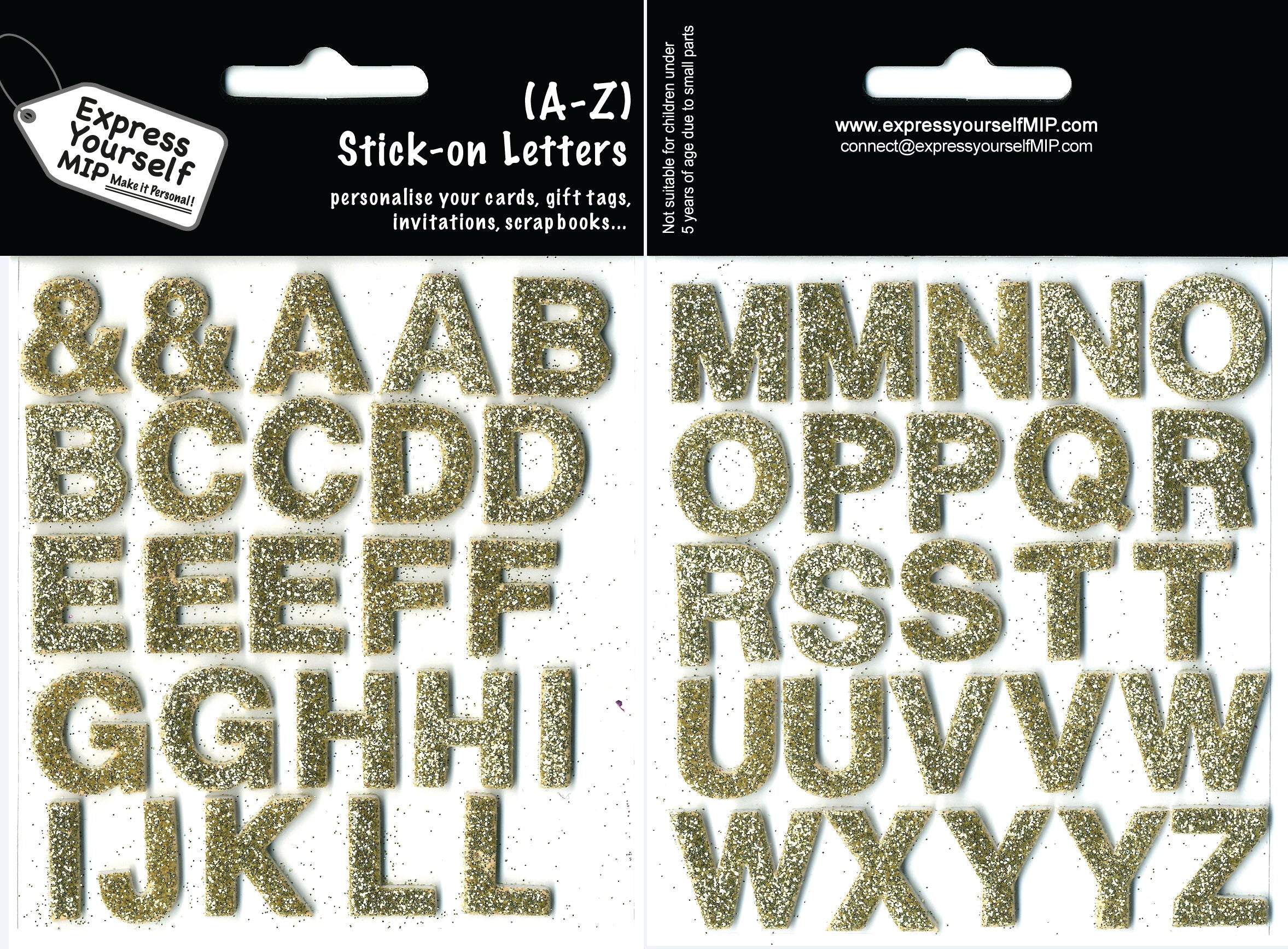A-Z Gold Complete Alphabet Letters DIY Card Toppers – Love Kate's