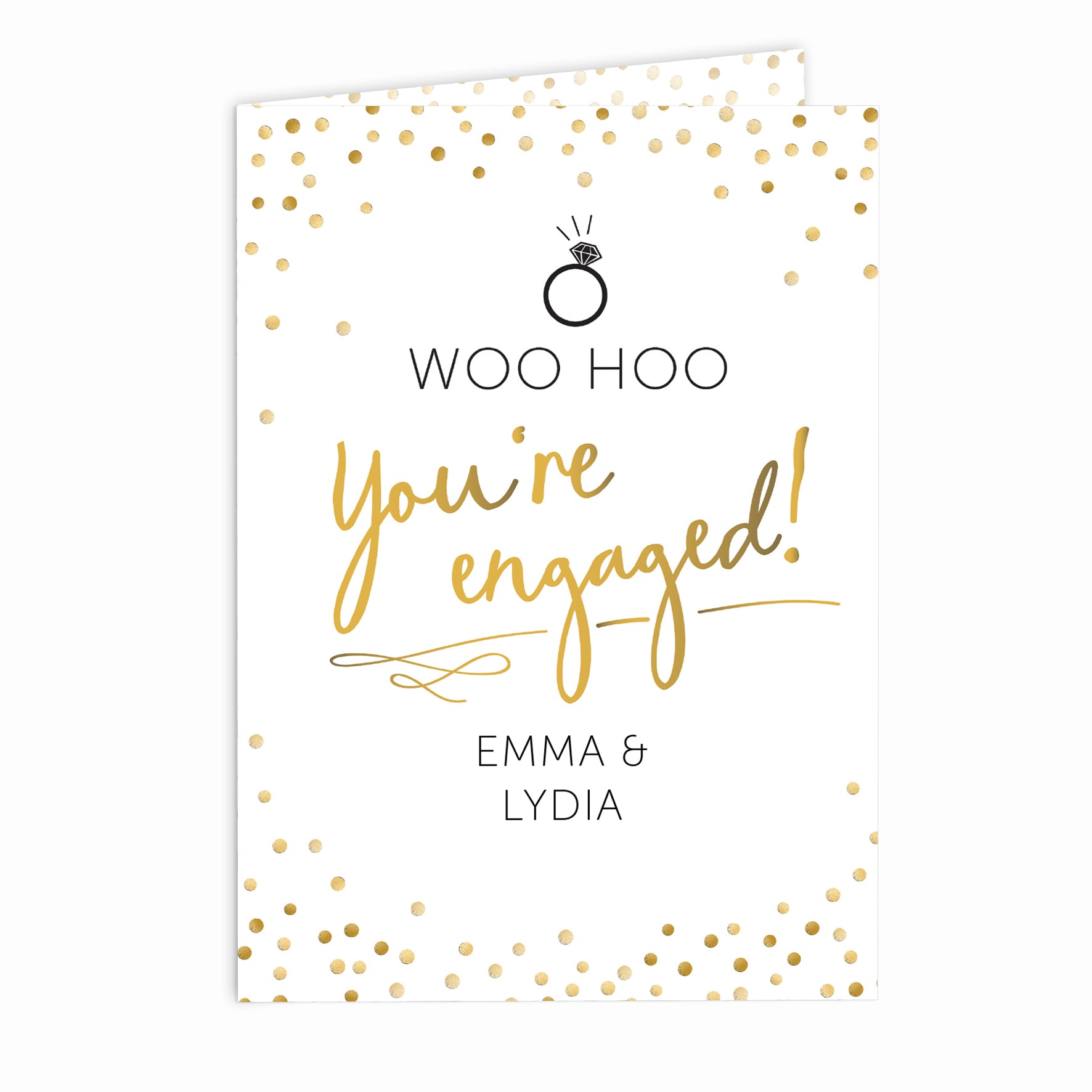 Personalised Engagement Card Add Any Name - Personalise It! – Love Kate's