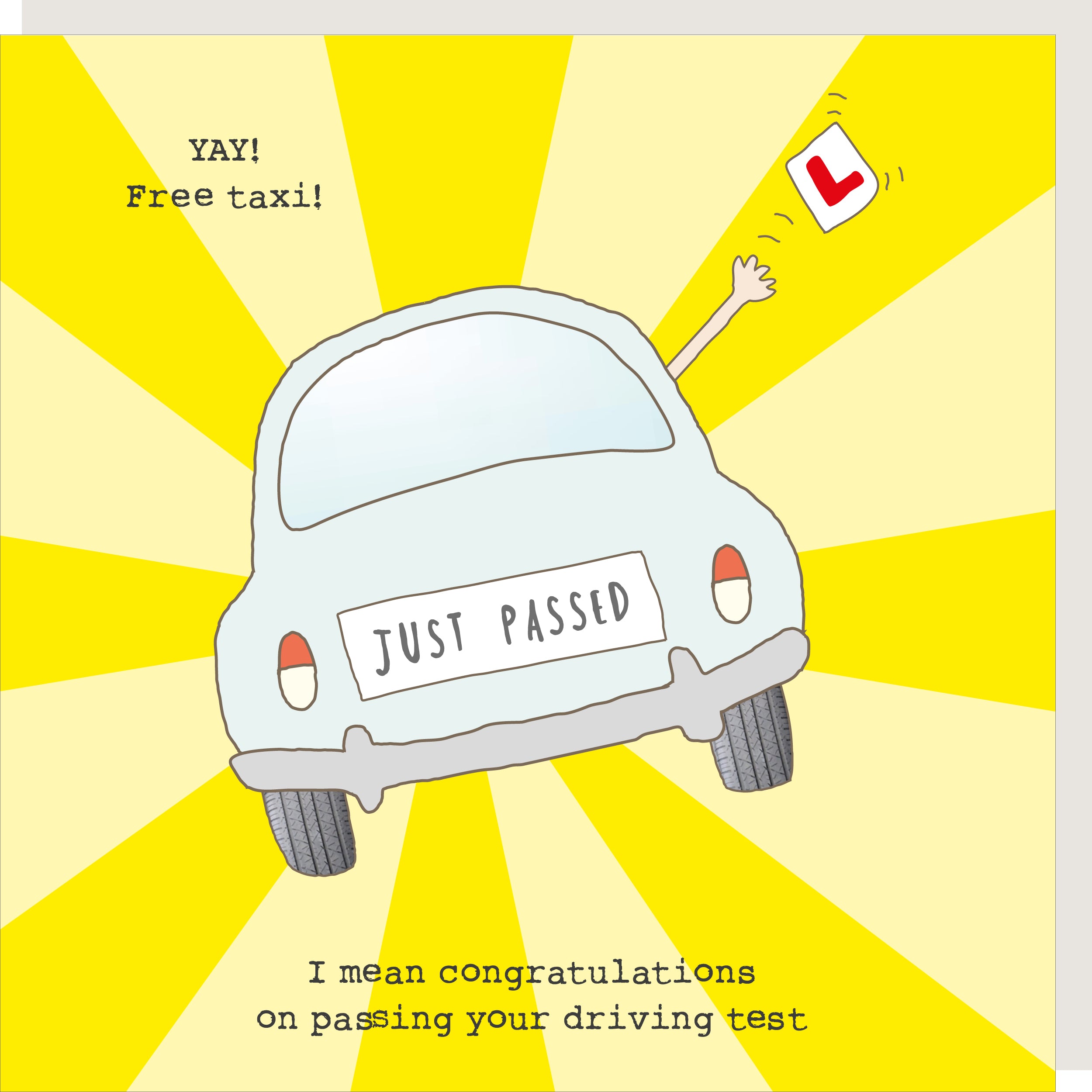 Rosie Made A Thing Just Passed Your Driving Test Card – Love Kate's