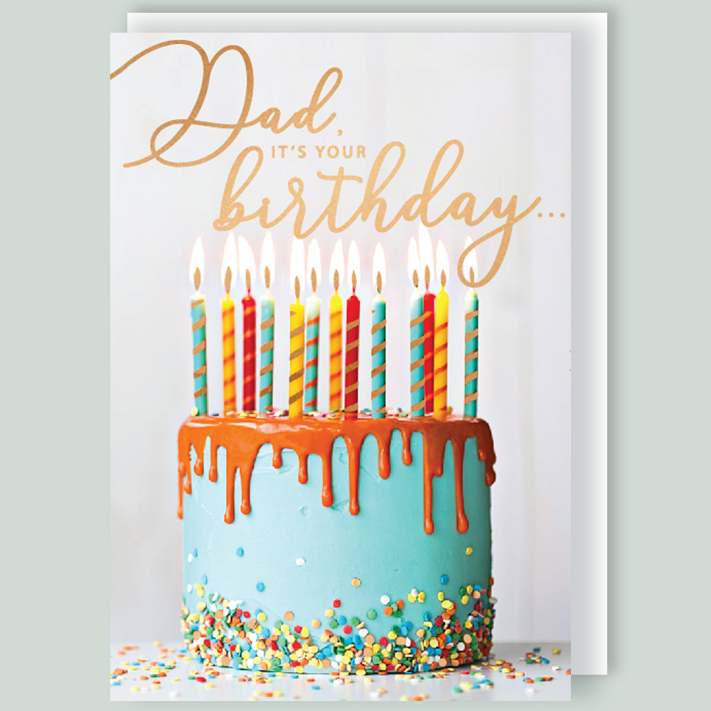 It's Your Birthday Dad Musical Birthday Card Singing "Happy Birthday D ...