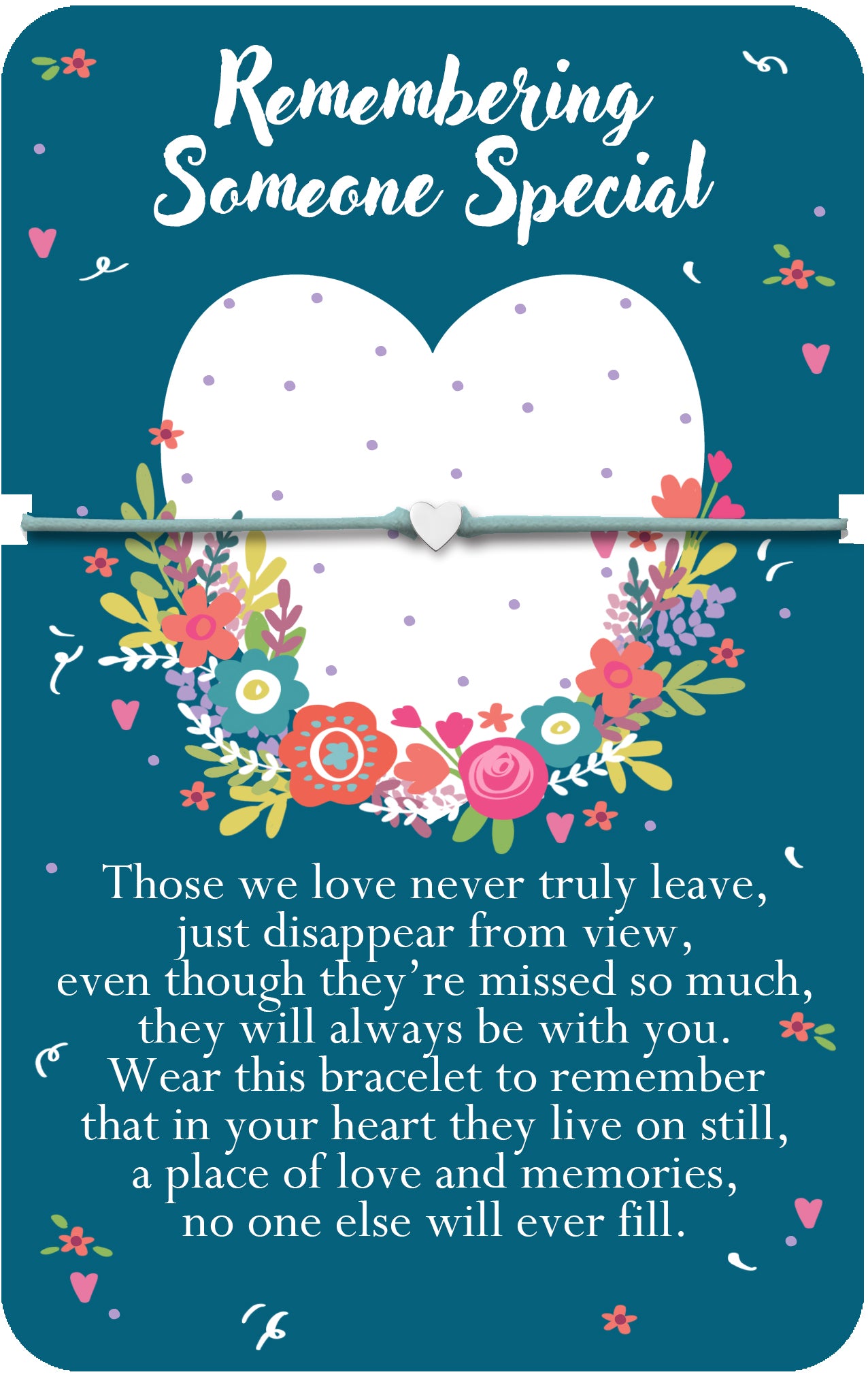 Remembering Someone Special Heartwarmers Bracelet With Charm – Love Kate's