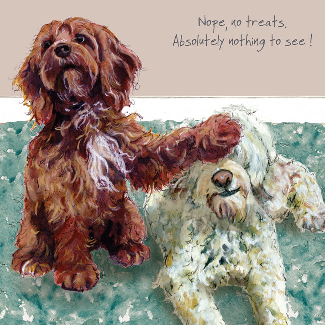 Naughty Cockapoos Little Dog Laughed Greeting Card – Love Kate's