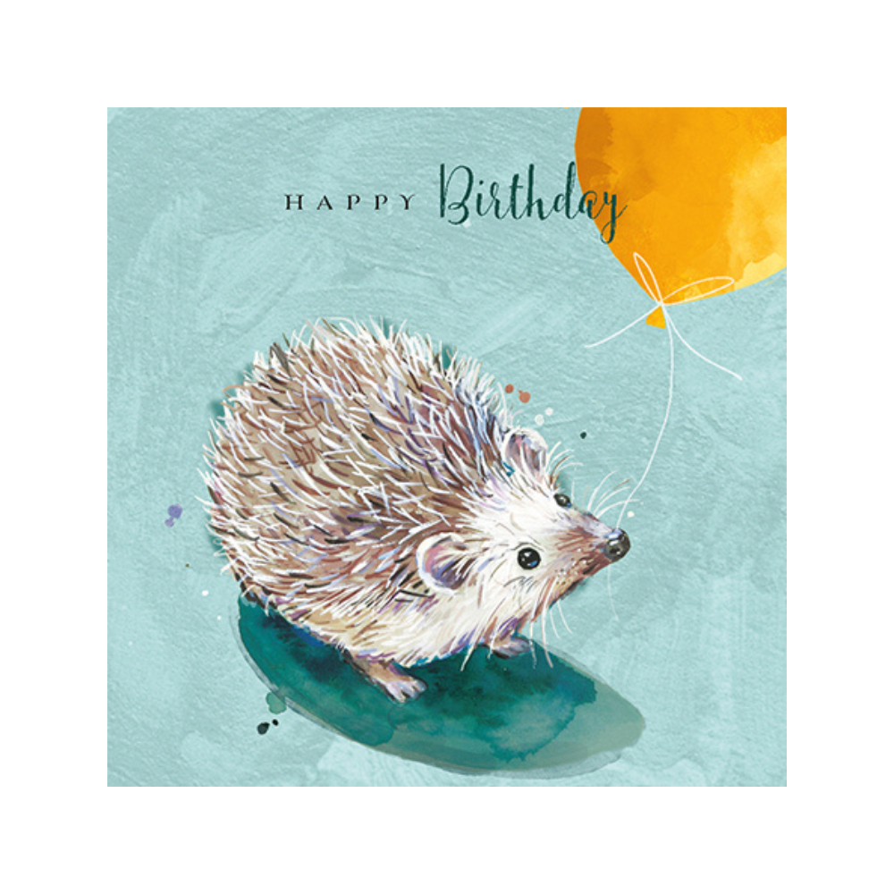 Hedgehog Hedge-Hugs Happy Birthday Greeting Card – Love Kate's