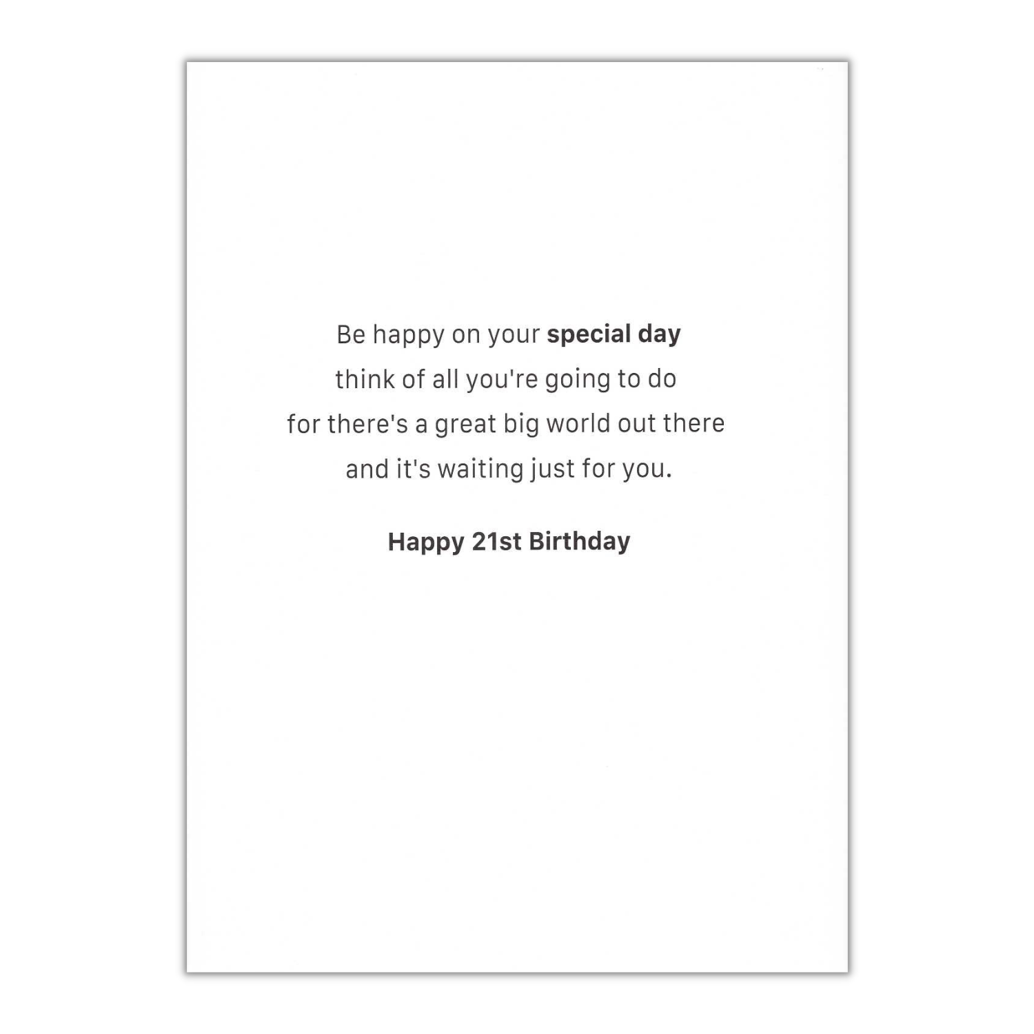 Large Embellished A4 Happy 21st Birthday Card – Love Kate's