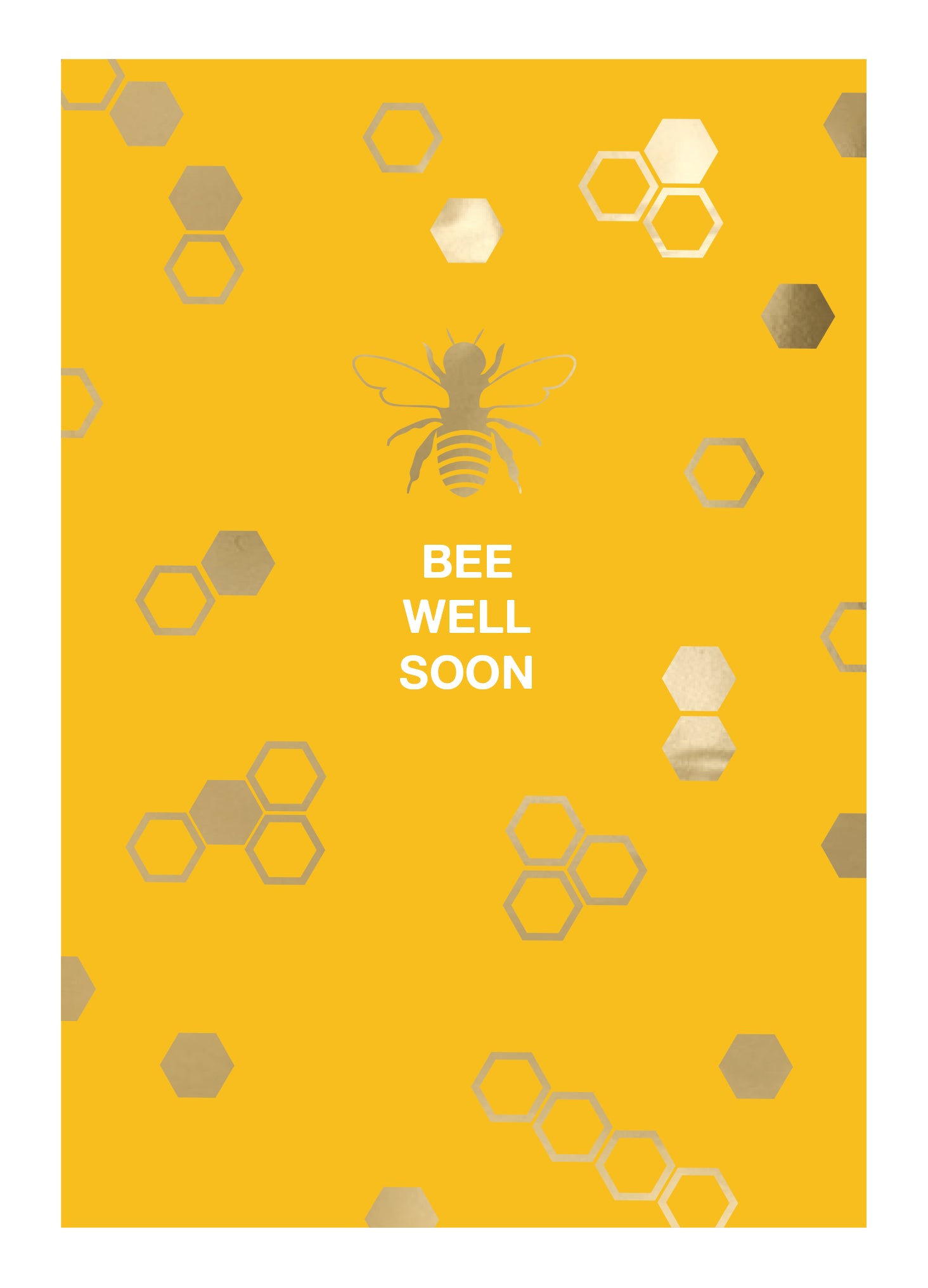 Bee Well Soon Bumblebee Get Well Card – Love Kate's