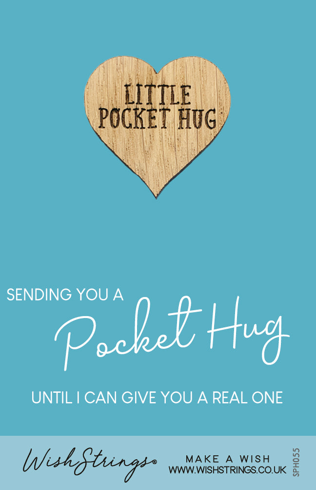 Until I Can Give You A Real One Little Pocket Hug Wish Token – Love Kate's