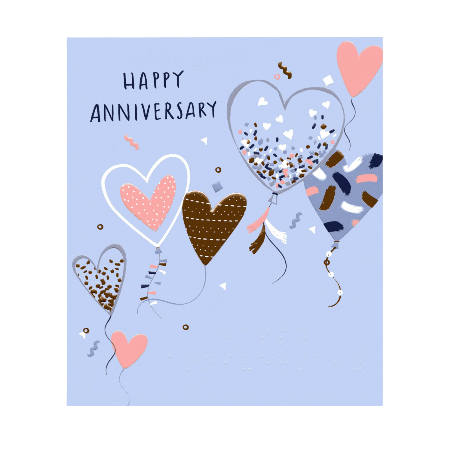Happy Anniversary Greeting Card Blessings On Your Silver Anniversary