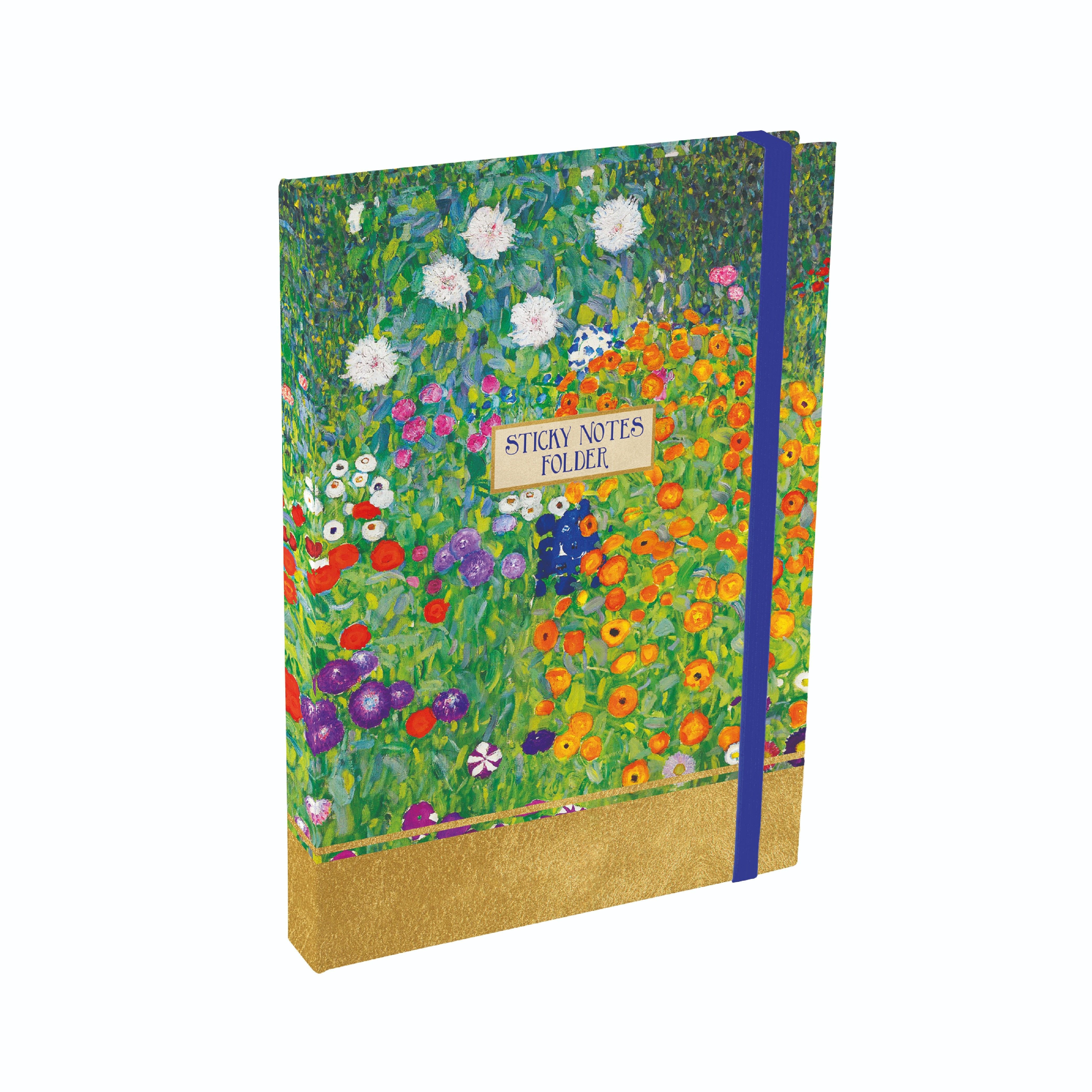 Gifted Stationery Klimt Flora Sticky Notes Folder – Love Kate's