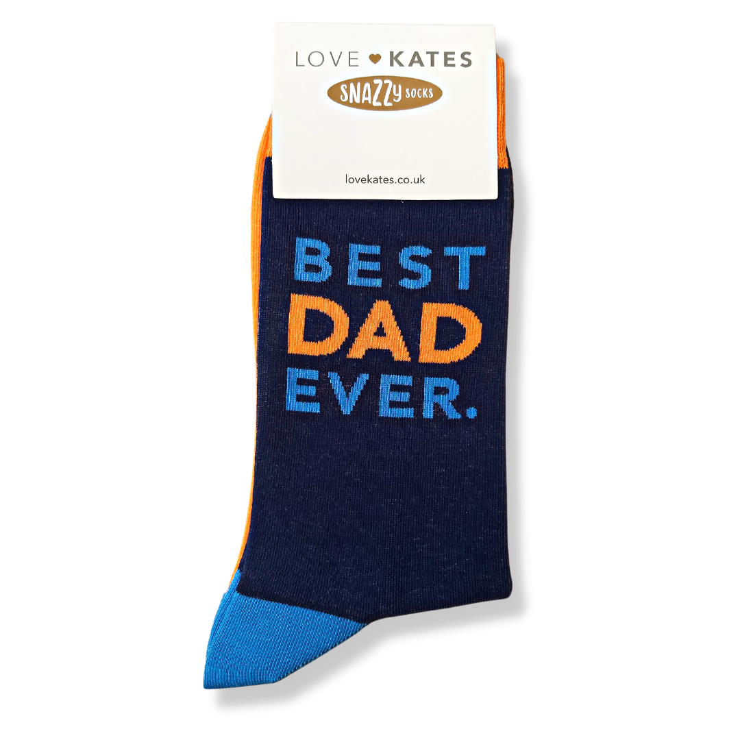 Snazzy Socks Best Dad Ever Mens Socks Size 8-11 – Love Kate's