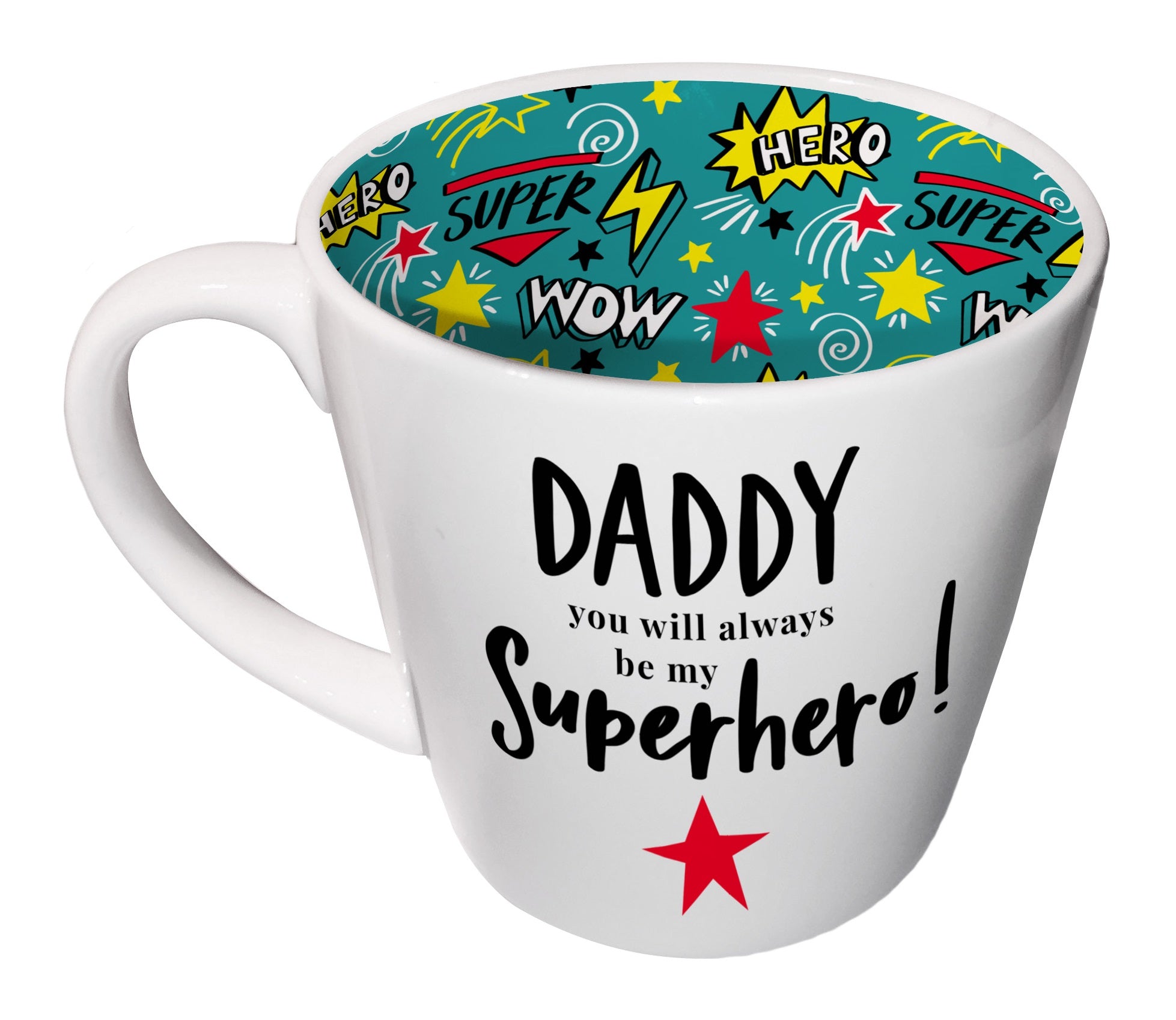 Daddy Always Be My Superhero Inside Out Mug In Gift Box – Love Kate's