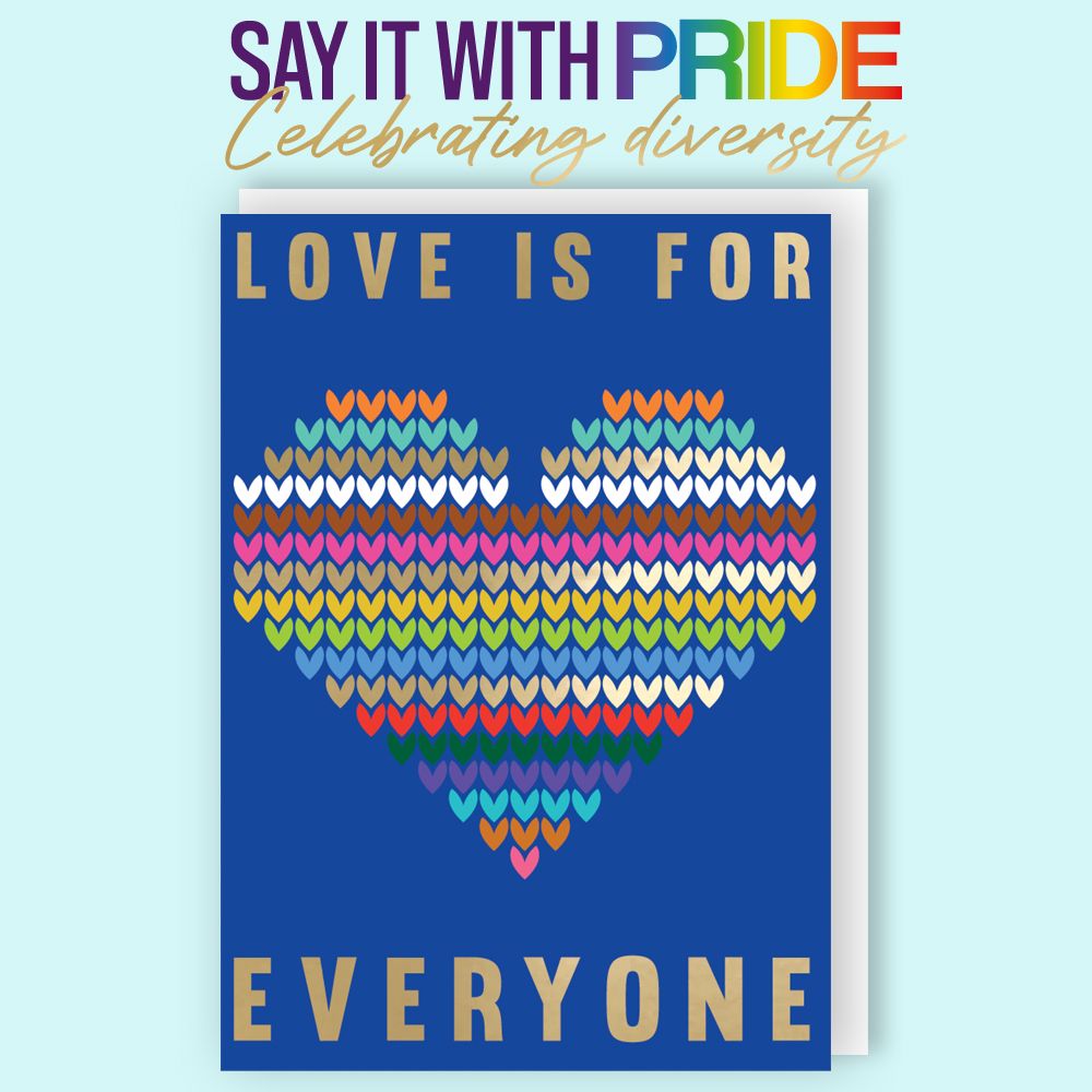 Love Is For Everyone Say It With Pride Greeting Card – Love Kate's