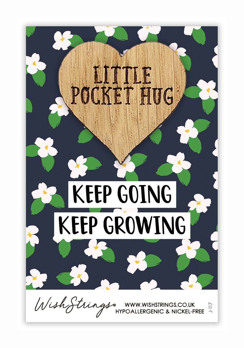 Keep Going Keep Growing Little Pocket Hug Wish Token – Love Kate's