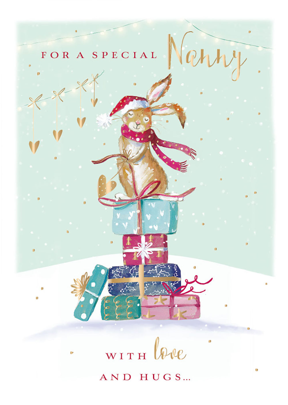 The Wildlife To A Special Nanny Love & Hugs Christmas Card – Love Kate's
