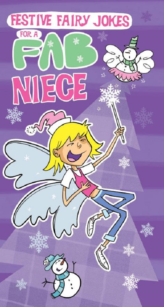 Festive Fairy Jokes For Fab Niece Funny Christmas Card – Love Kate's