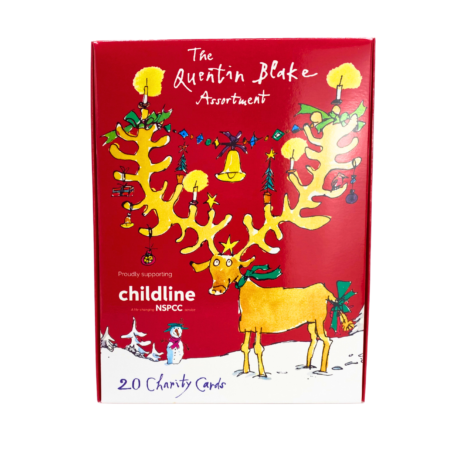 Box of 20 Quentin Blake Assorted Childline Charity Christmas Cards ...