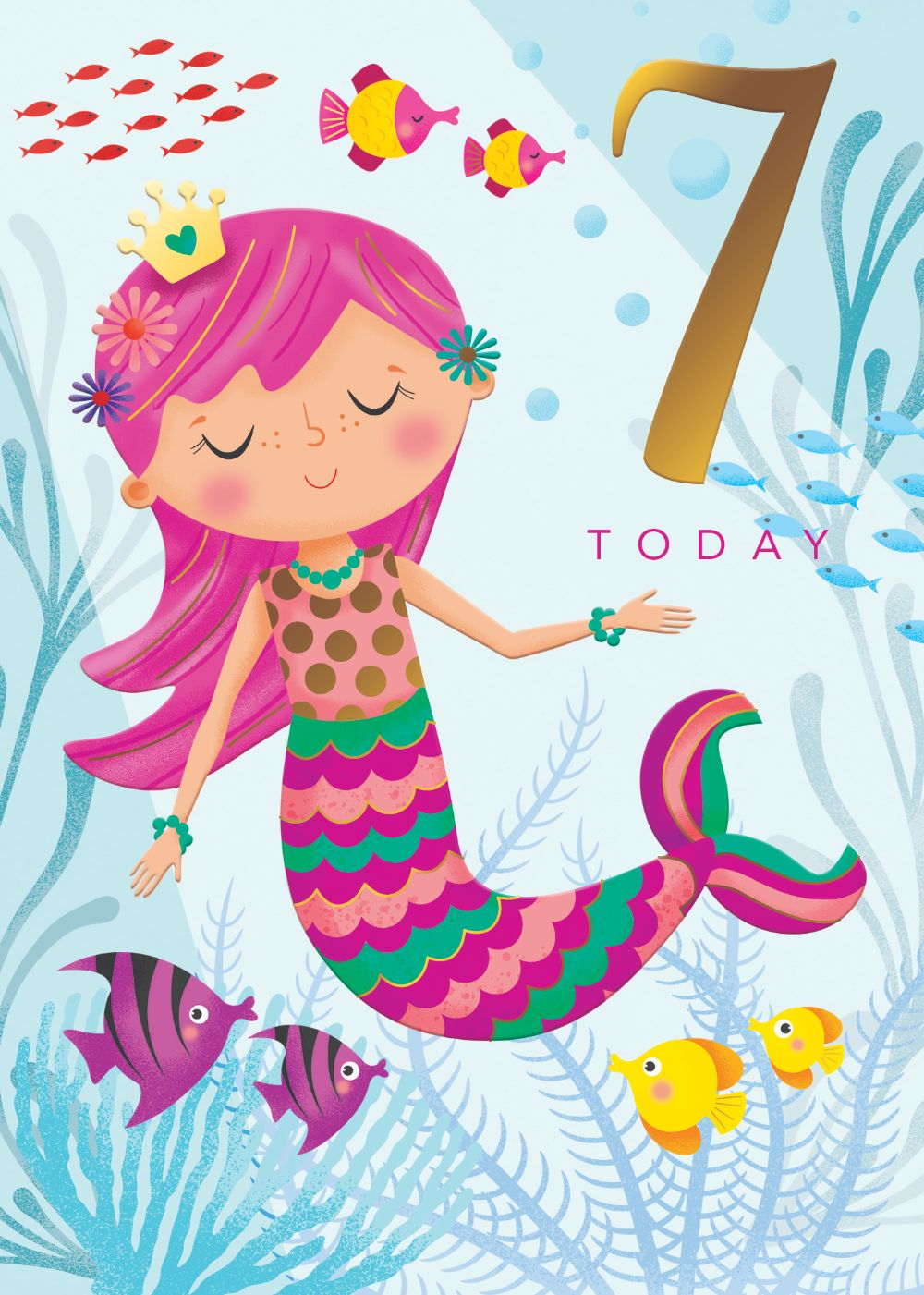 Mermaid Love Card Download Editable Little Mermaid Birthday Card